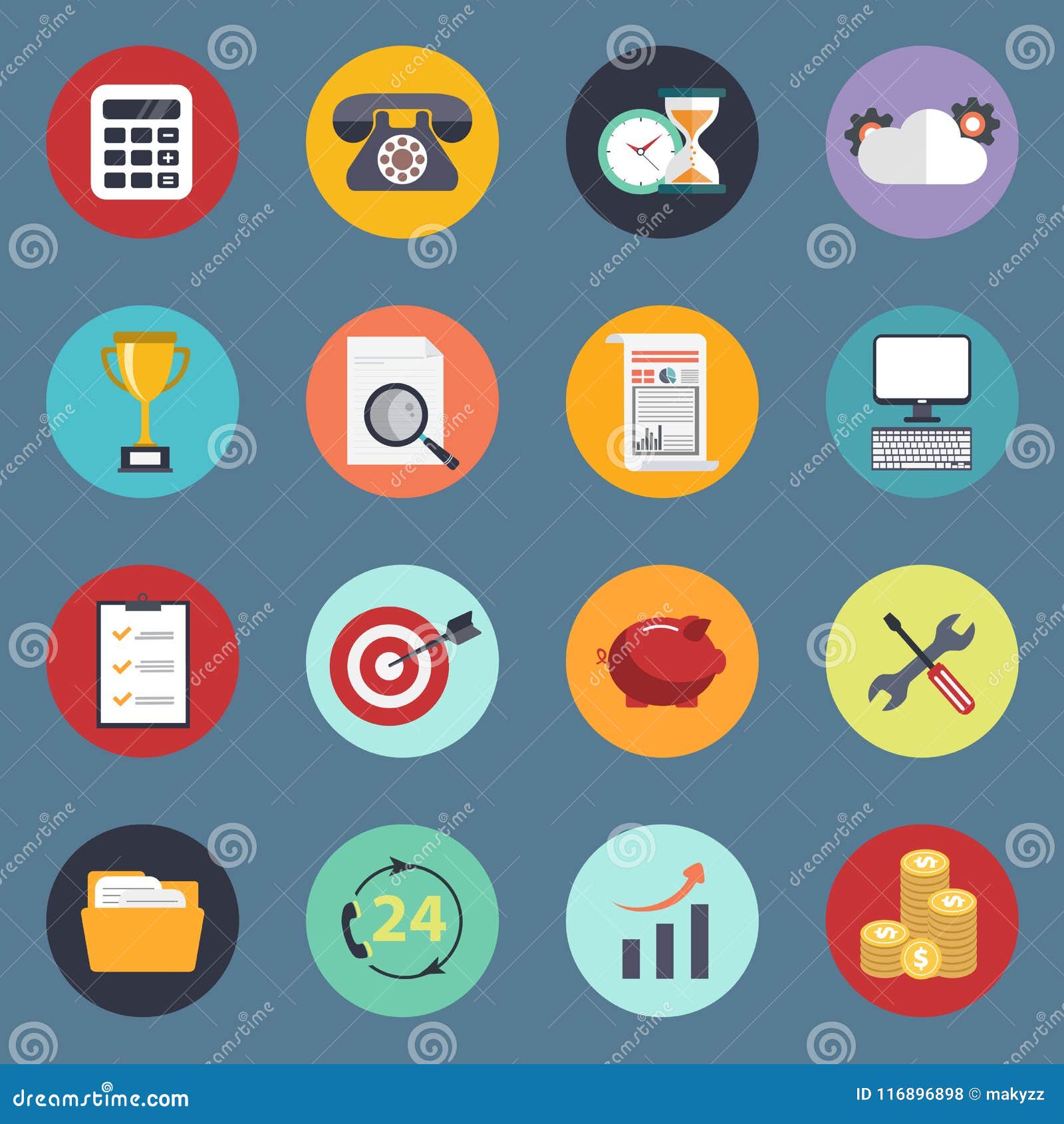 Universal Icon Set for Websites and Mobile Applications Stock ...