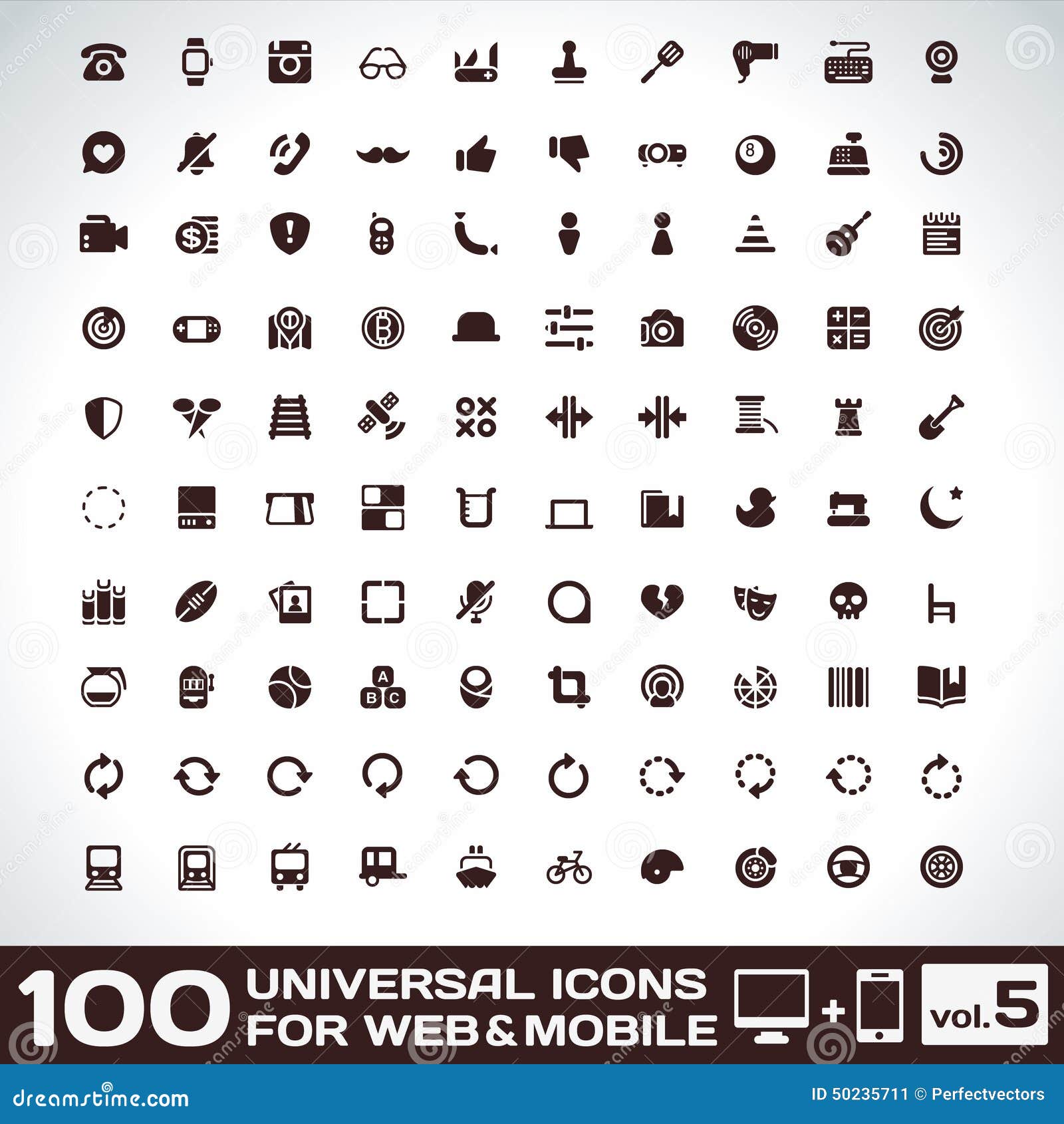Plain Icons Set Vector Illustration | CartoonDealer.com #34989172