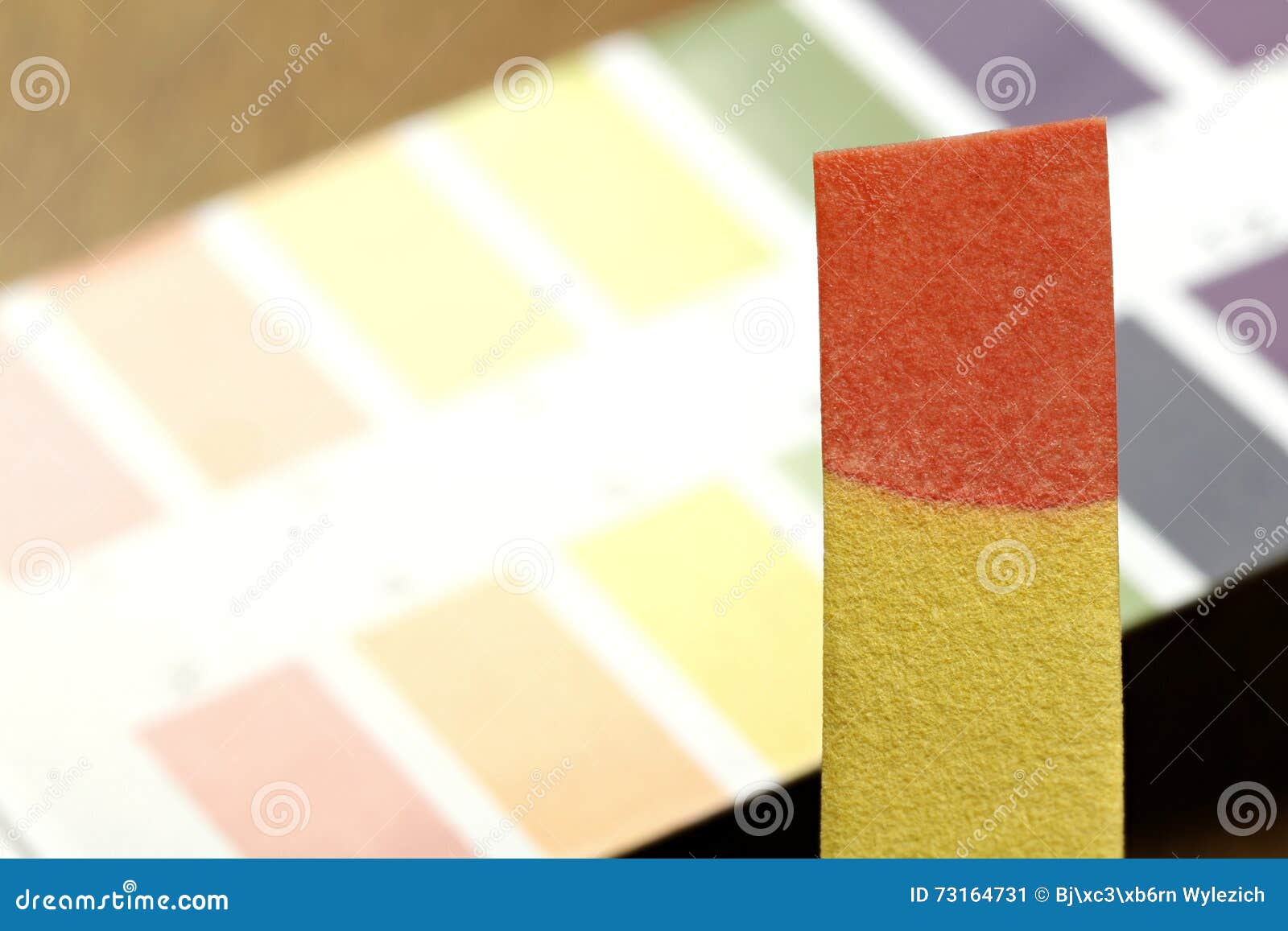 Universal indicator paper stock image. Image of chemistry - 73164731