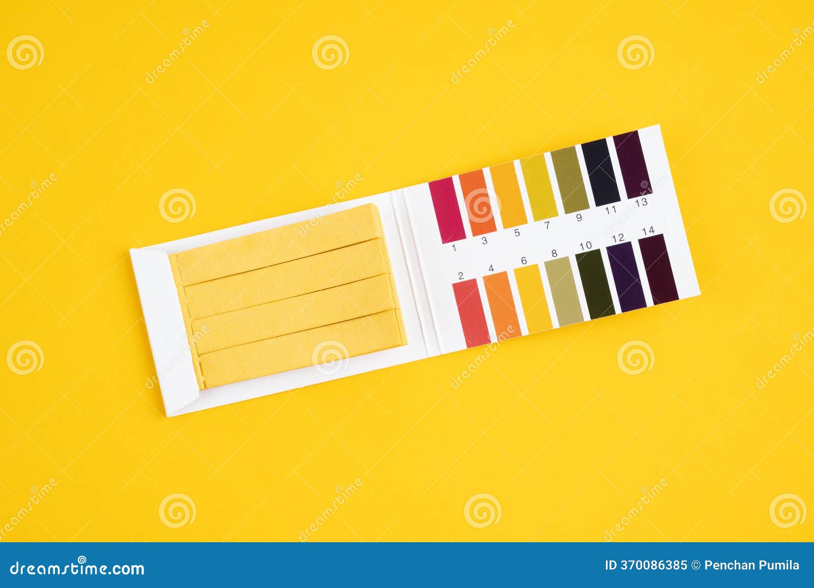Universal Indicator Paper With Acidic Testing Royalty-Free Stock Image ...