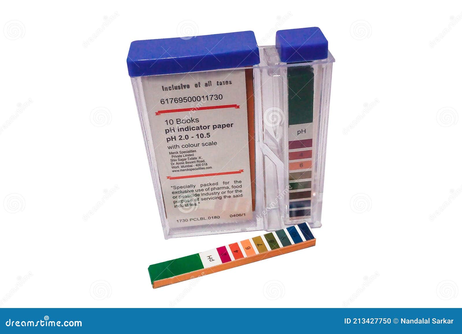 Universal Indicator, The PH Indicator And Closeup Of A Box Of PH ...