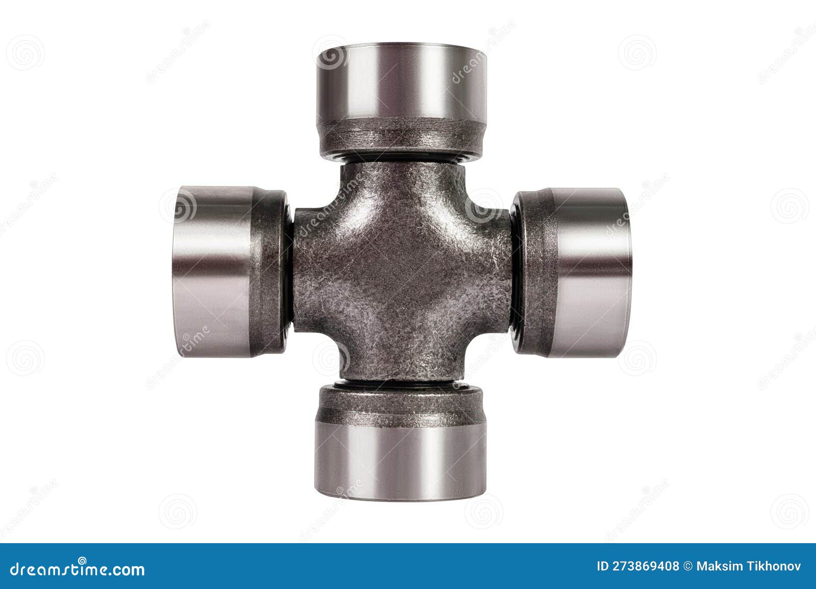 Universal Joint Bearing Isolated on White Background. Joint Cross Axel ... Universal Joint Bearing Isolated on White Background. Joint Cross Axel ...