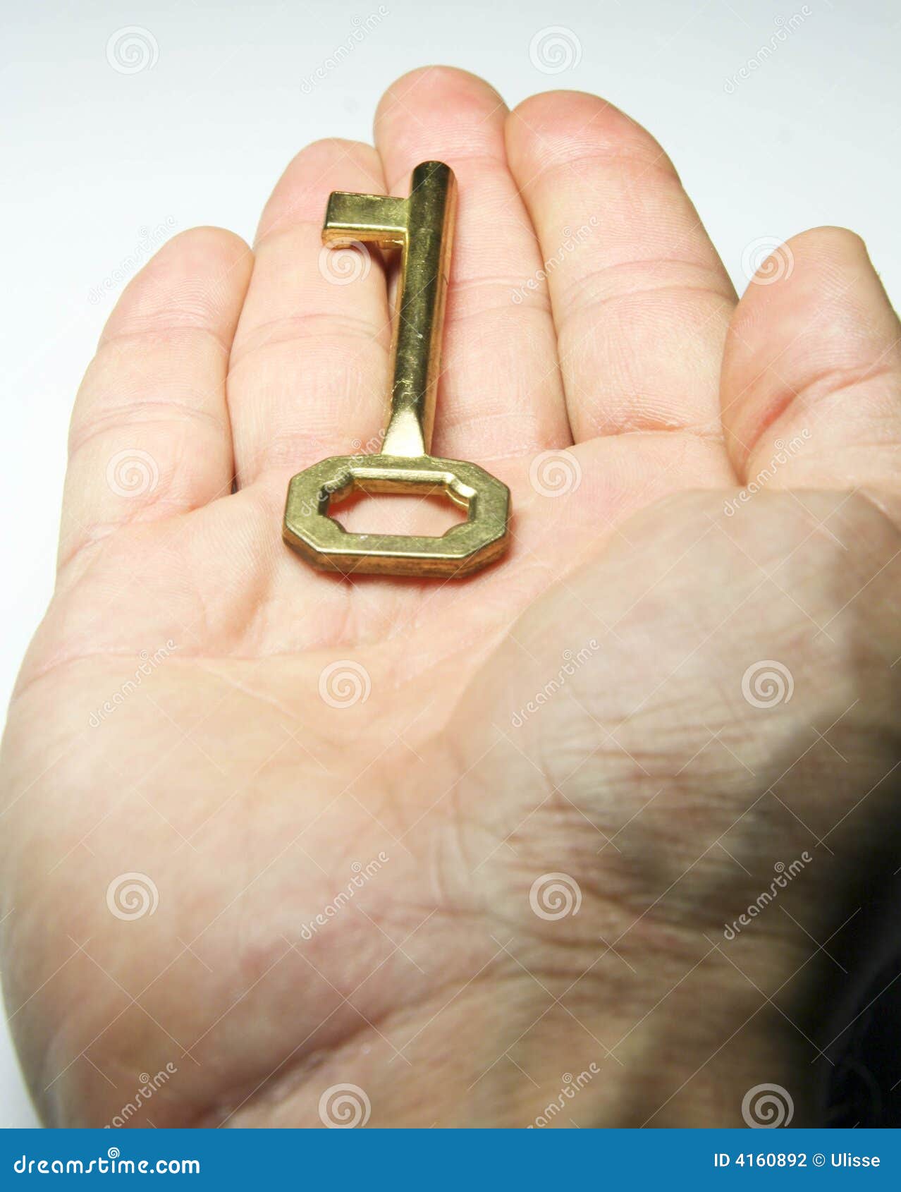 Universal key stock photo. Image of human, palm, security - 4160892