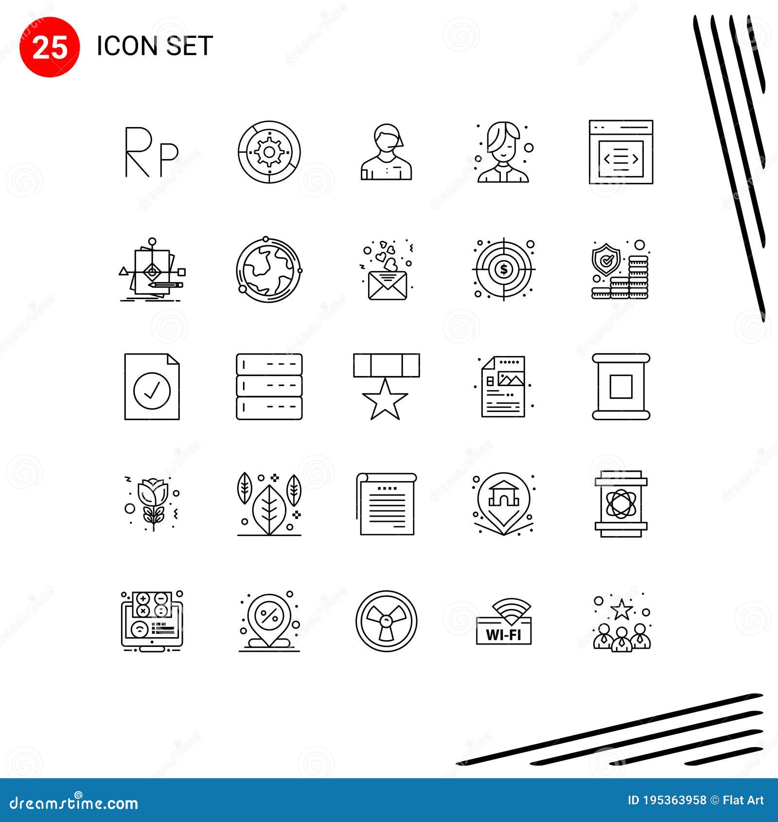 Female Referee Crouching And Showing Hand Signals During Match Vector ...