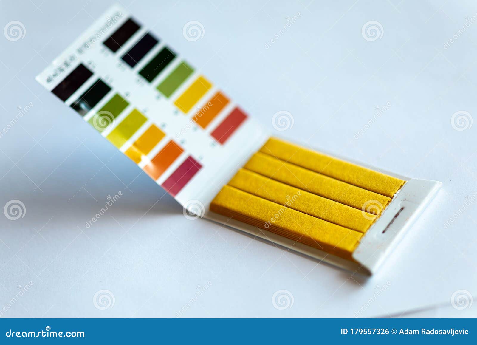 Universal Litmus PH Test with Color Scale Stock Photo - Image of ...