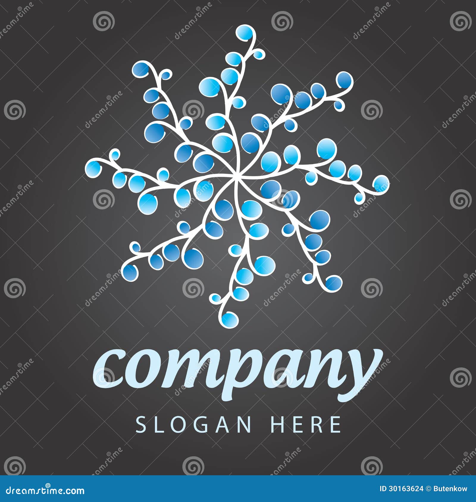 Floriculture company logo stock vector. Illustration of glass - 30163624