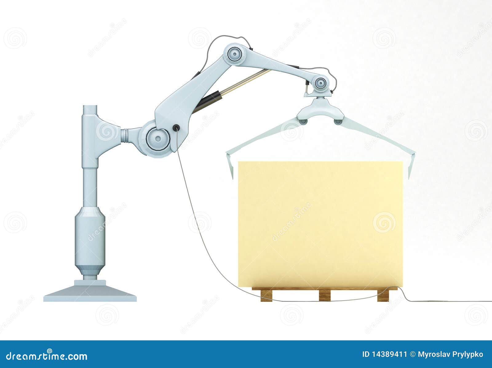 Universal Mechanical Manipulator 2 Stock Illustration - Illustration of ...