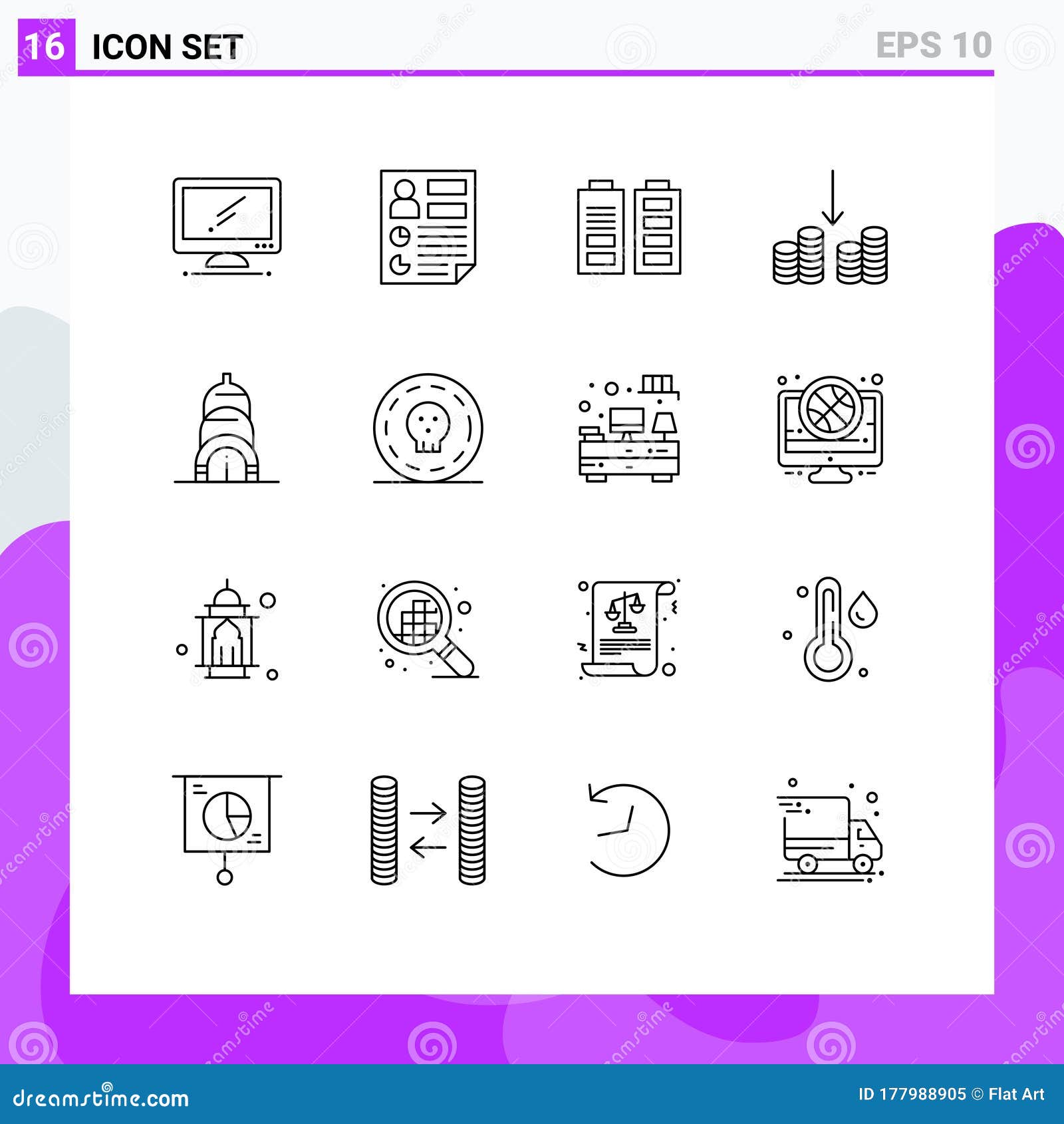 16 Universal Outlines Set for Web and Mobile Applications Chrysler ...
