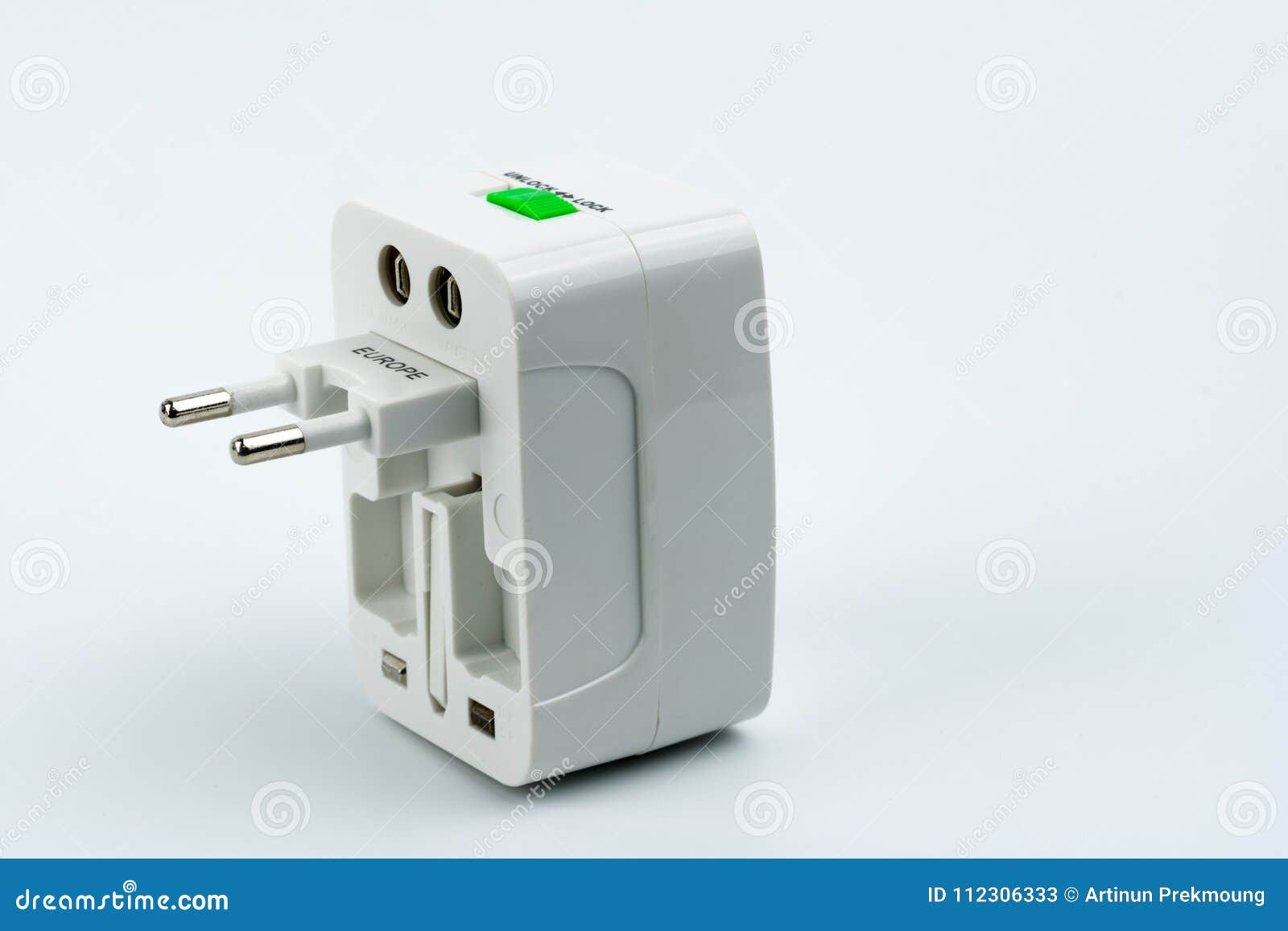 Universal Plug Adapters for Travel Stock Image - Image of europe ...