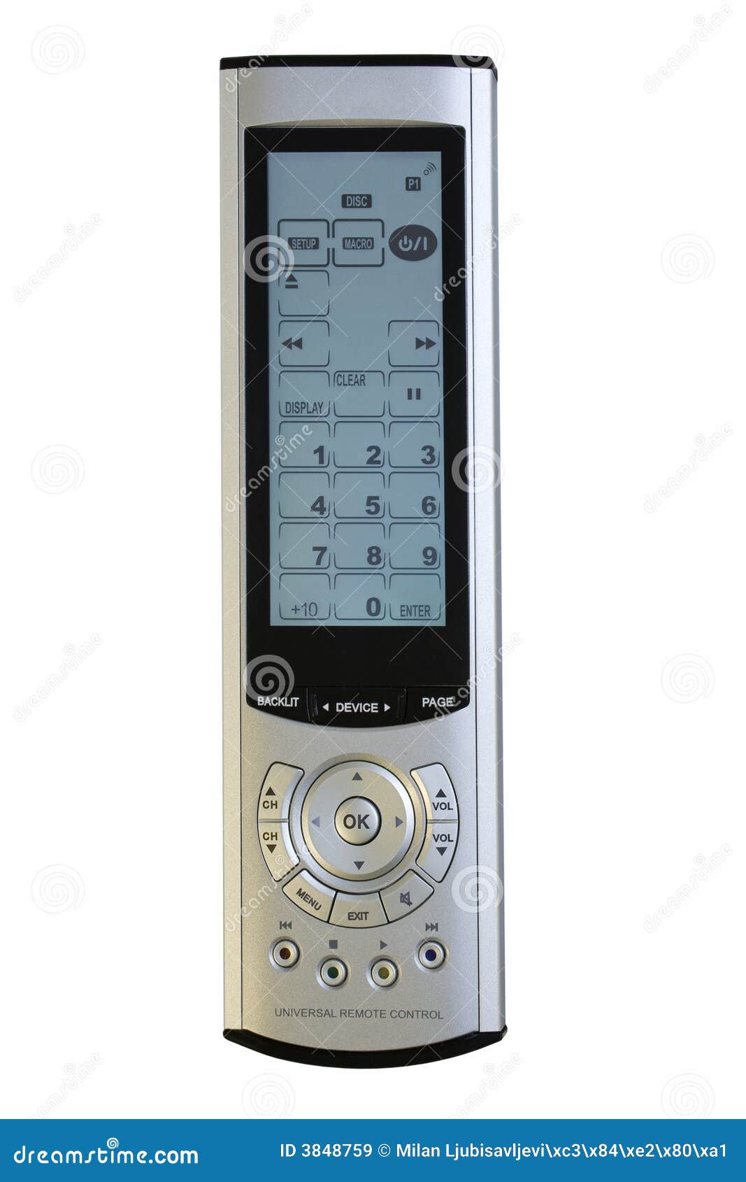 Universal Remote stock image. Image of isolated, lazy - 3848759