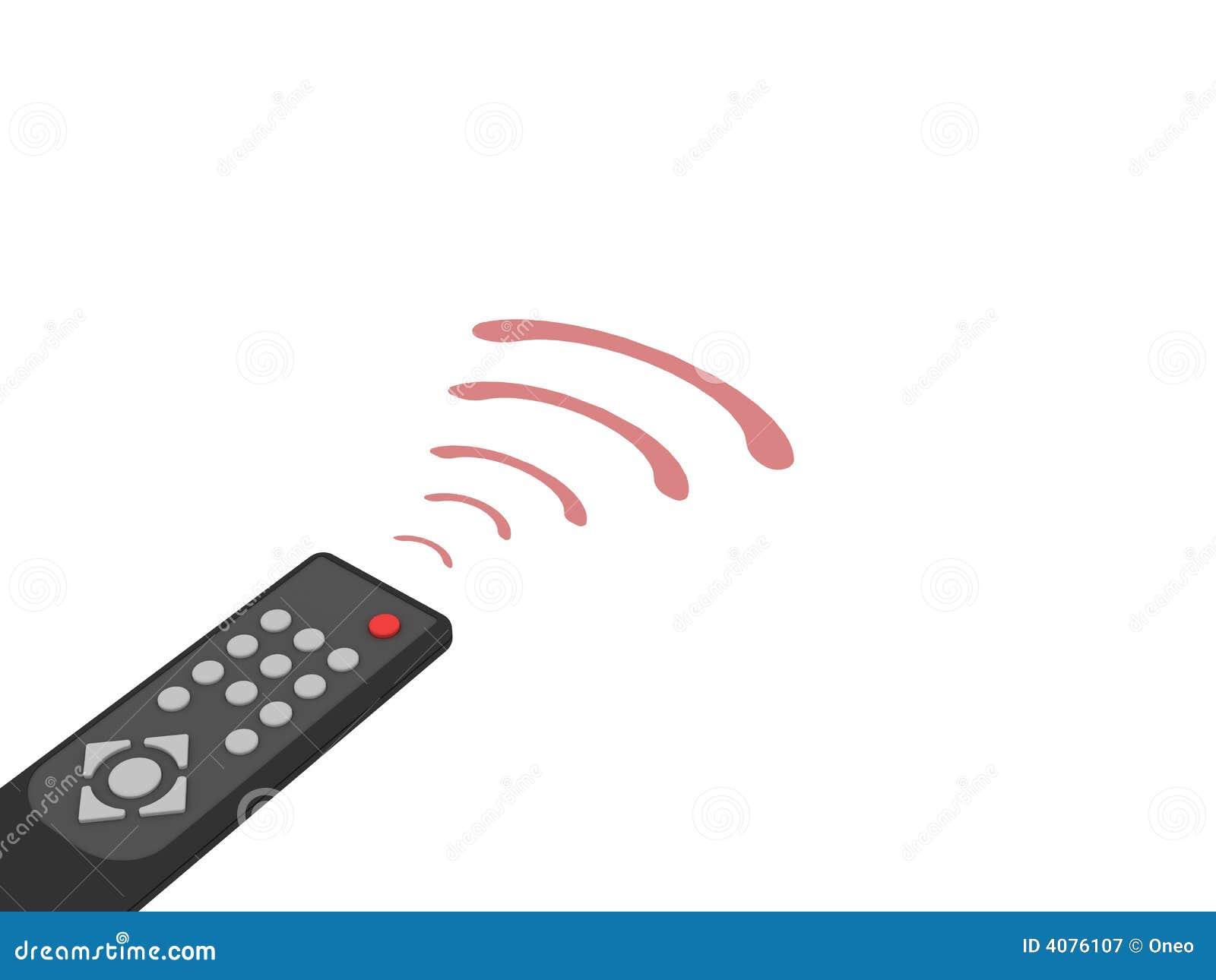 Universal Remote Control stock illustration. Illustration of clicker ...
