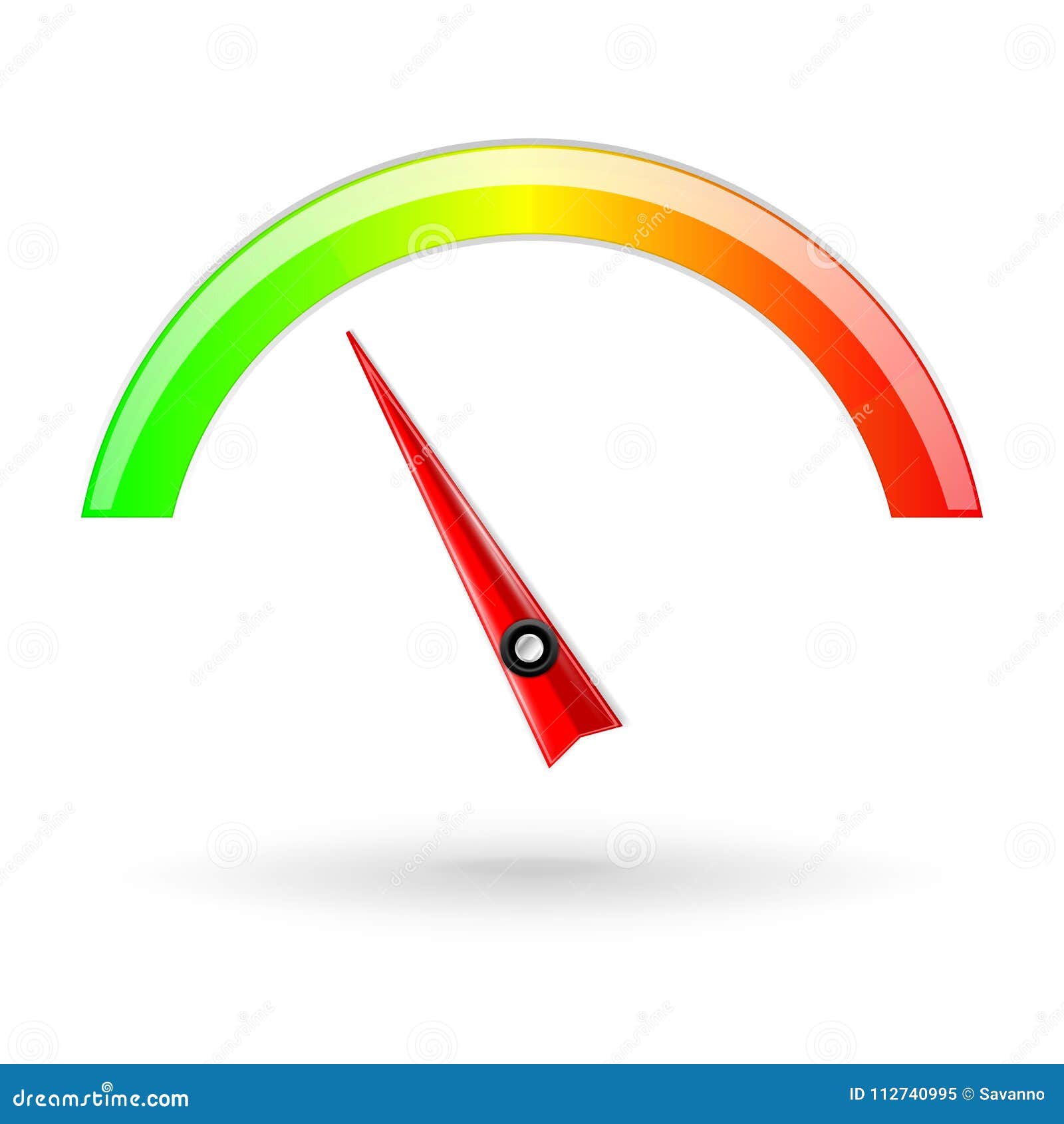 Universal Scale. Colored Semi-circle Stock Vector - Illustration of ...