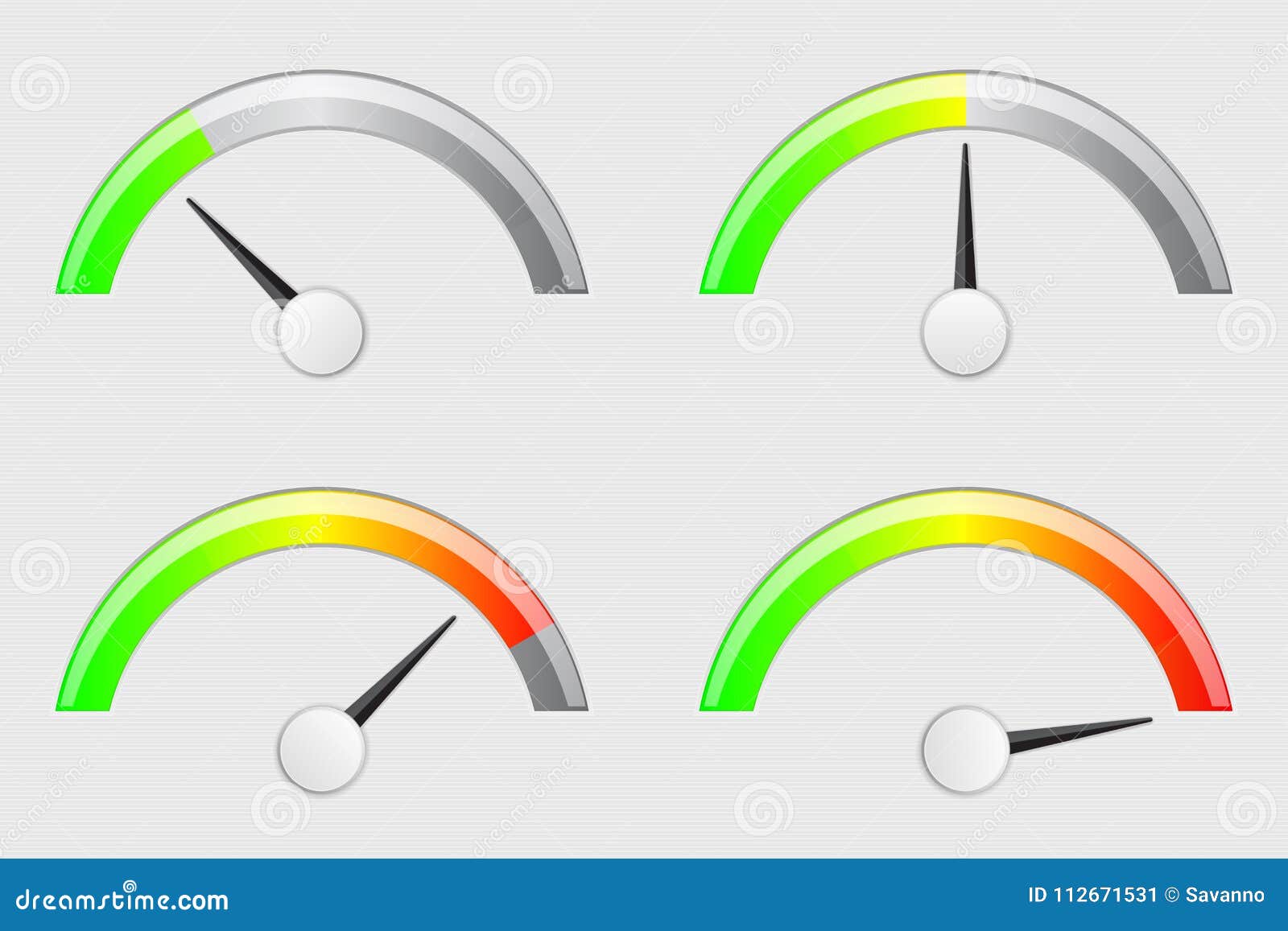 Universal Scales. Colored Semi-circle Stock Vector - Illustration of ...