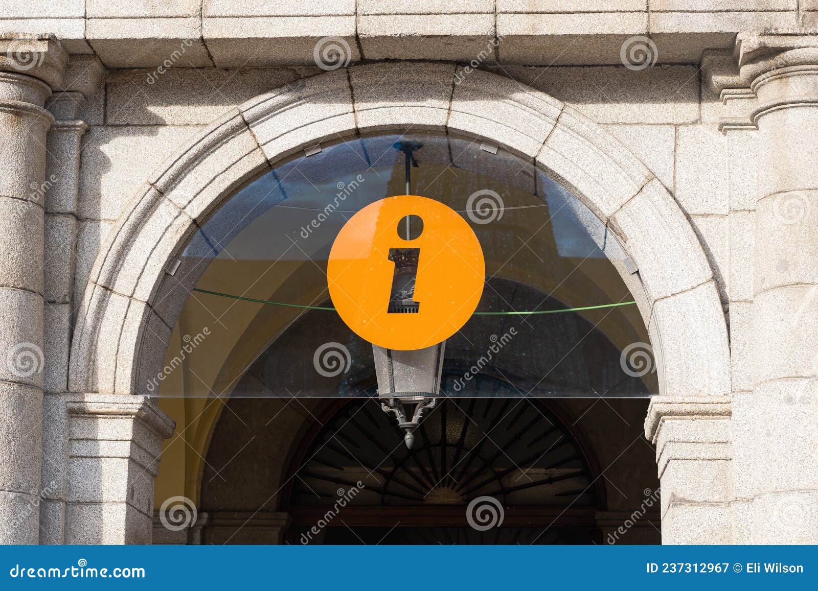 Tourism Information Sign stock image. Image of illuminate - 237312967