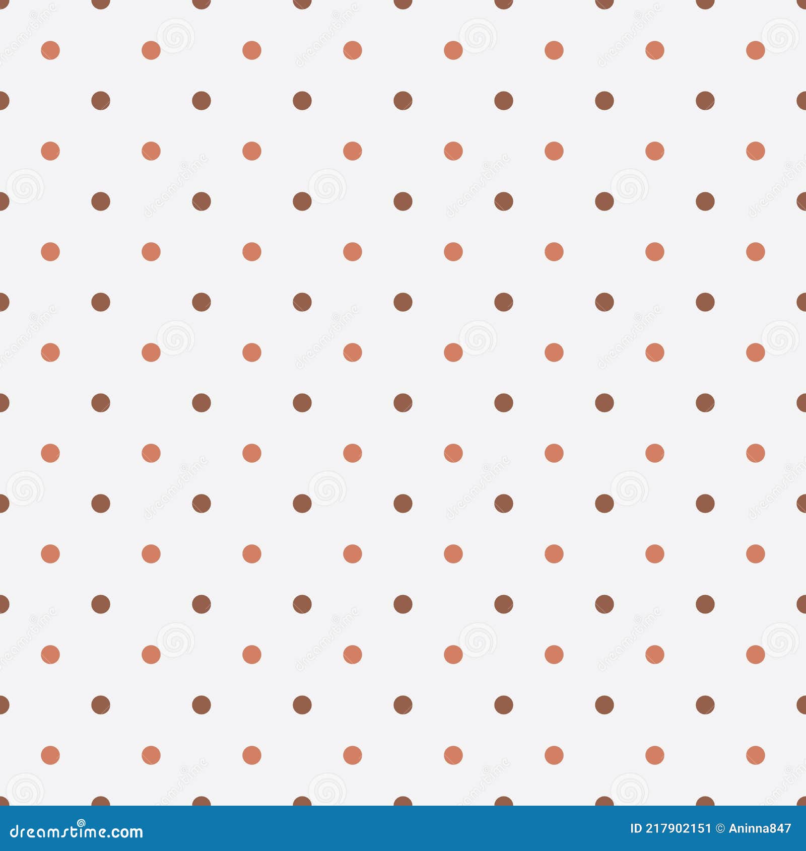 Universal Simple Seamless Vector Pattern With Color Polka Dot On White Stock Vector