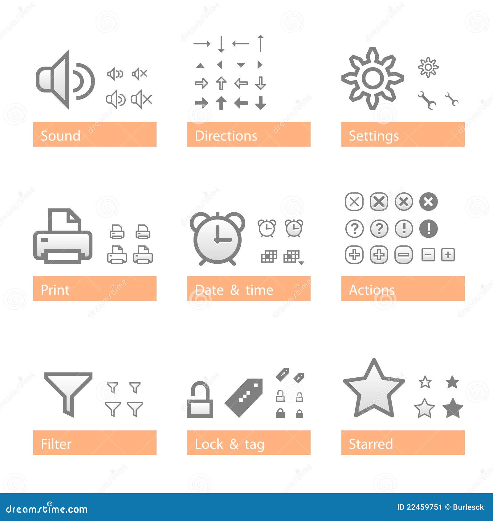 Universal Software Icon Set. Addition Part Stock Vector - Illustration ...