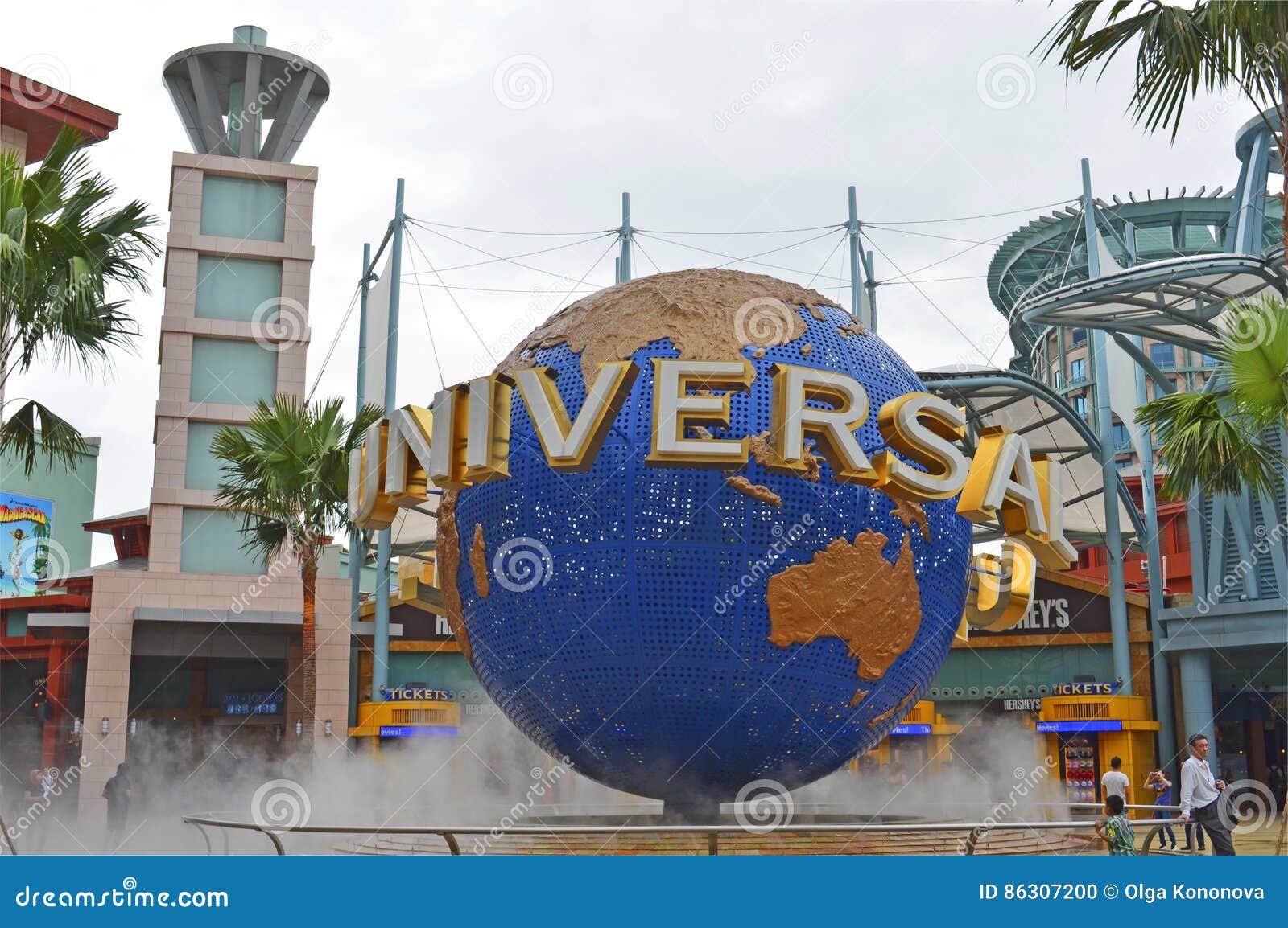 Universal Studio, Sentosa editorial image. Image of entertainment ...