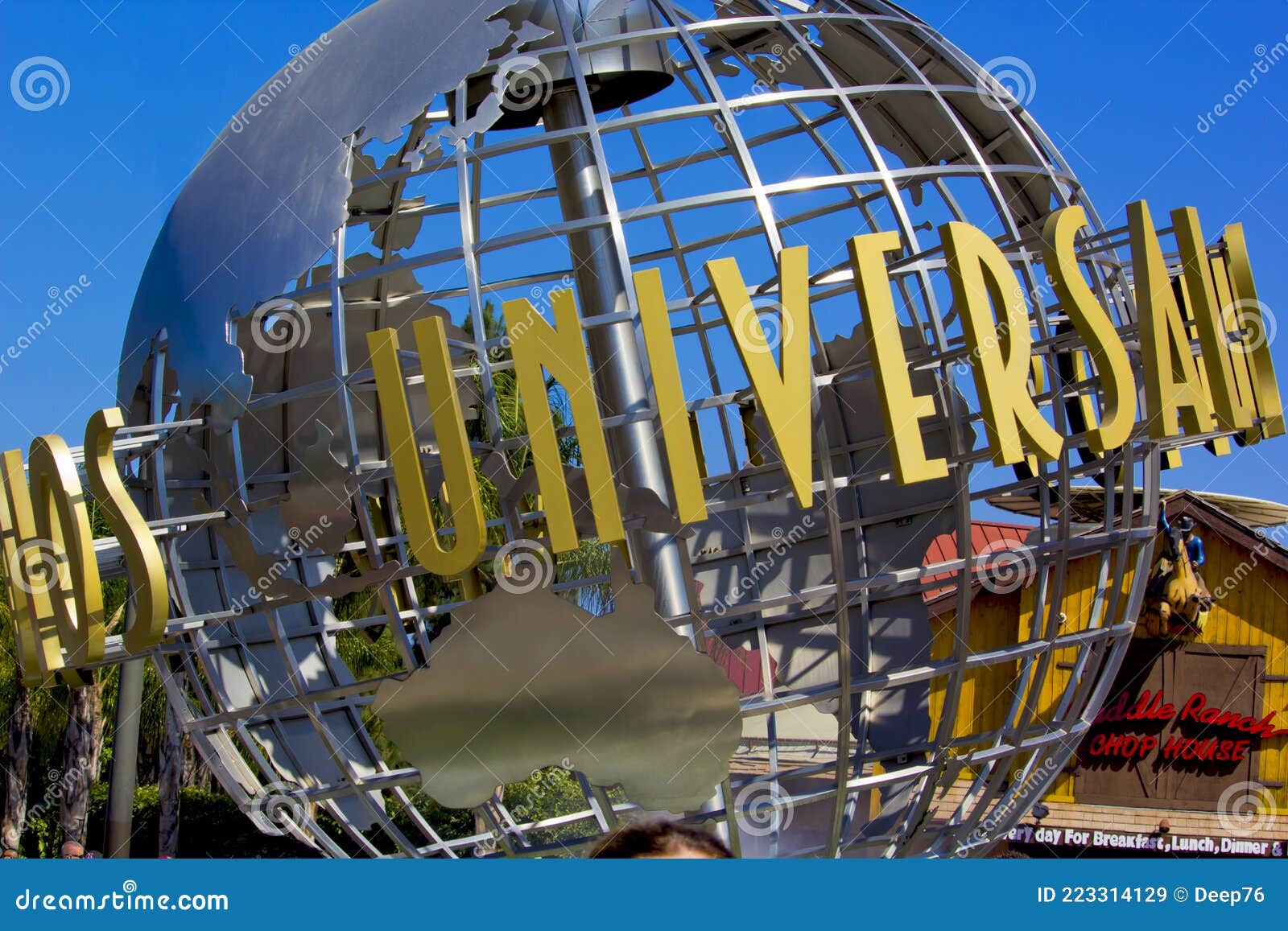 Universal Studios Hollywood Globe in Los Angeles Editorial Stock Image ...