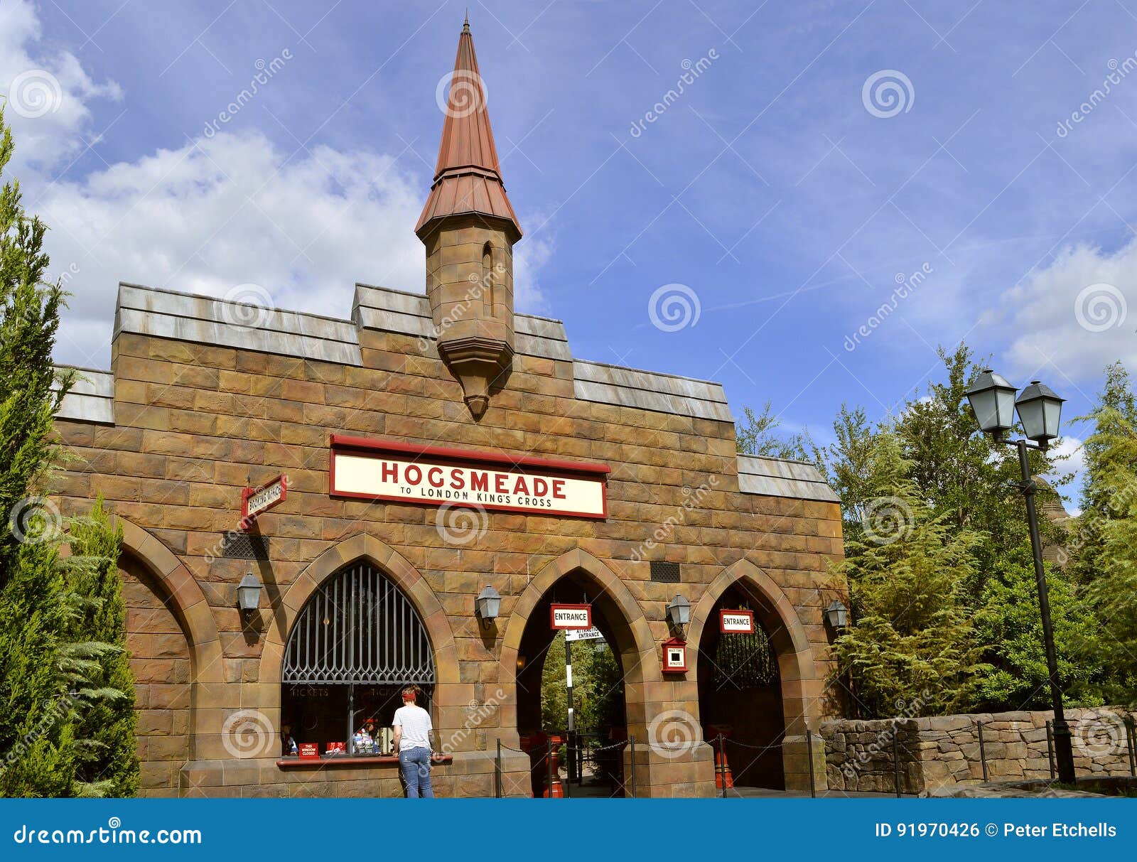 Universal Studios Resort Hogsmeade Train Station Editorial Photo ...