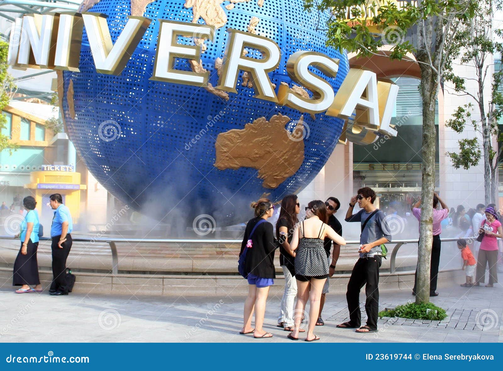 Universal Studios Sentosa editorial stock image. Image of studios ...