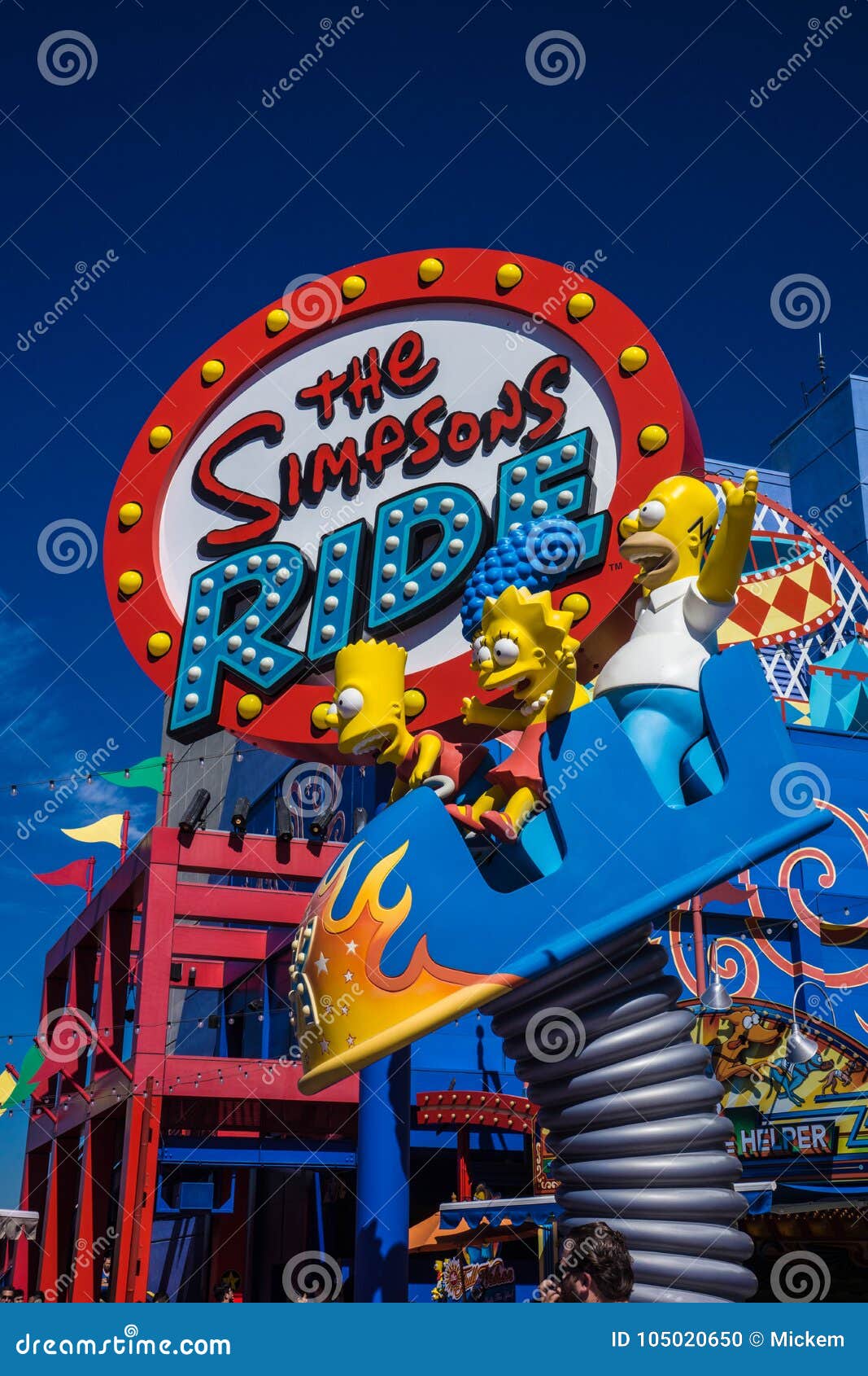The Simpsons Ride Poster
