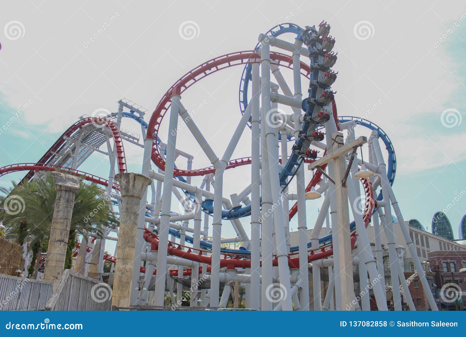 Universal Studios Singapore in Singapore. Editorial Stock Photo - Image ...