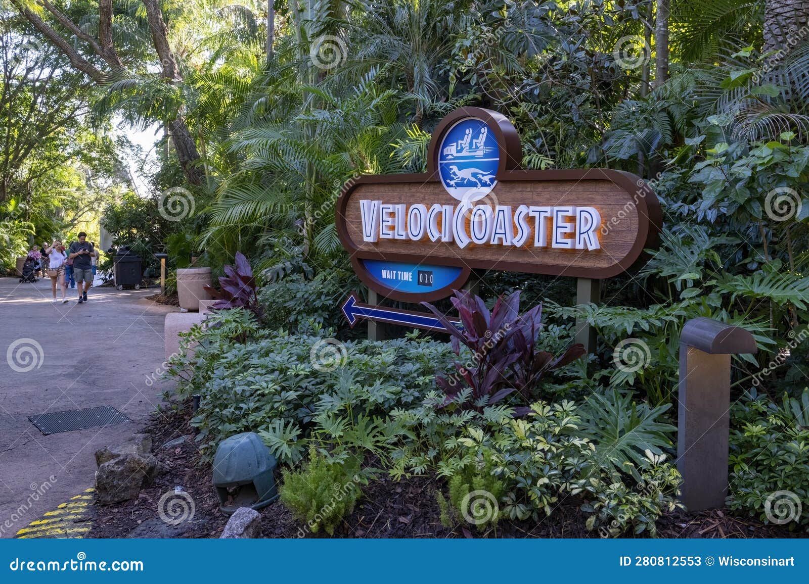 Universal Studios, VelociCoaster Roller Coaster Editorial Stock Photo ...