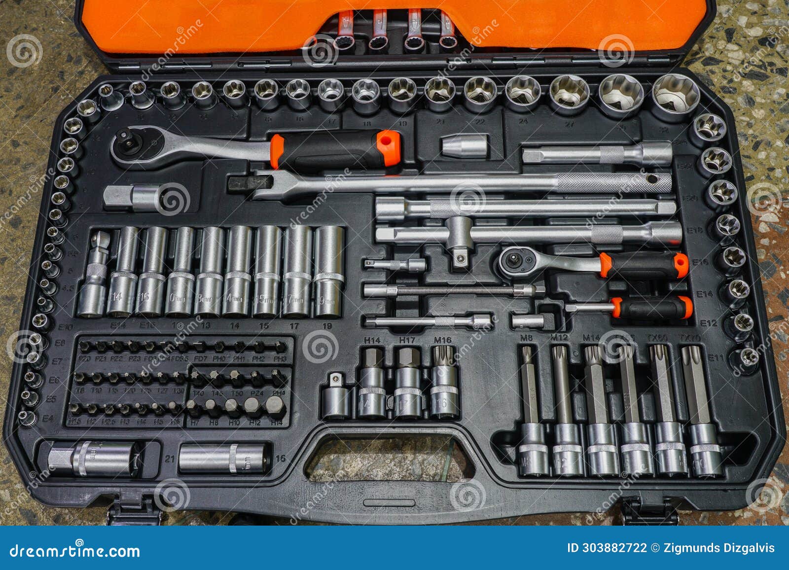 Universal Tool Box, Tool Kit with Set of Hex, Torx and Screwdriver Bits ...