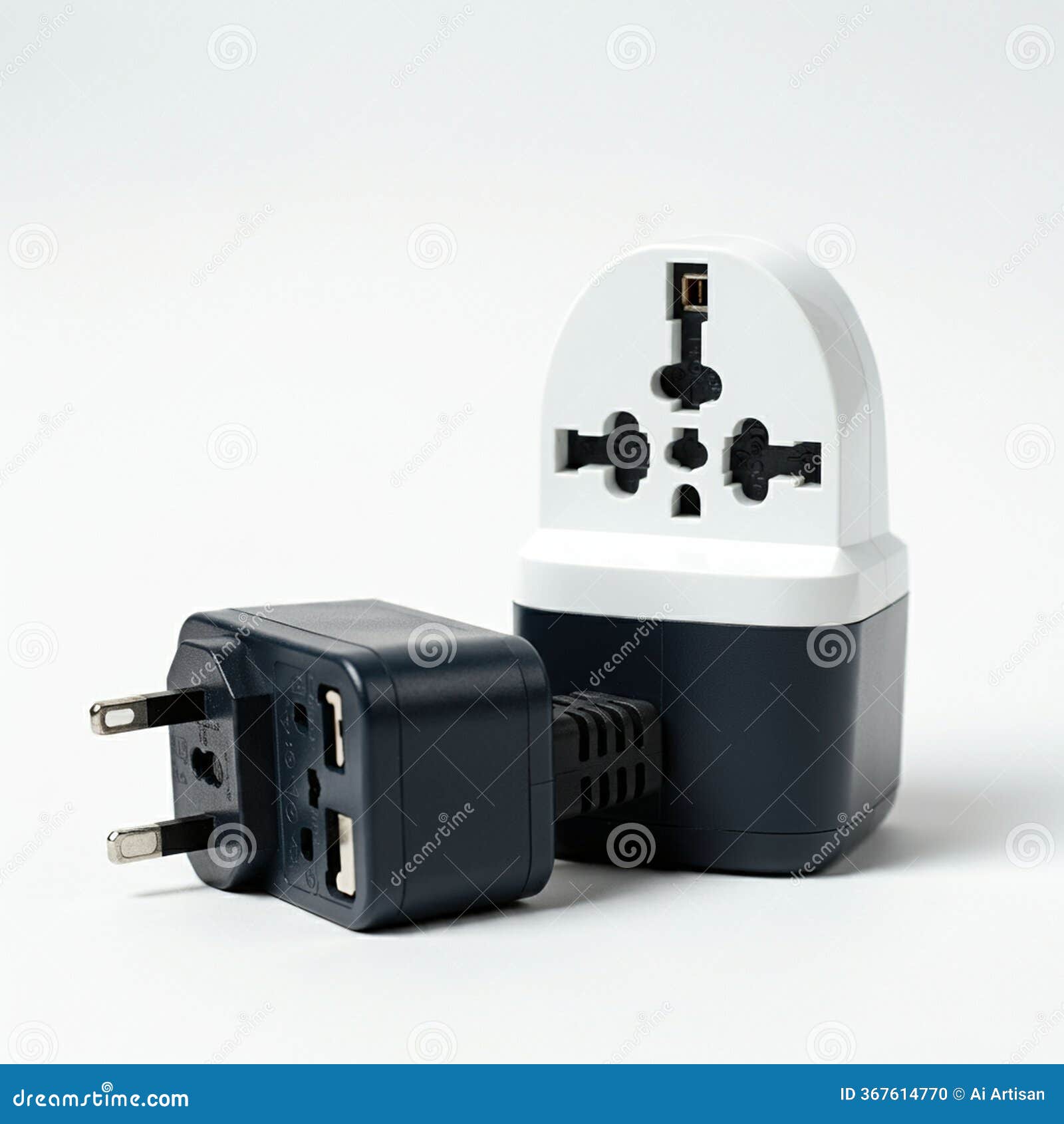 Socket Travel Adapter Cartoon Vector Illustration | CartoonDealer.com ...