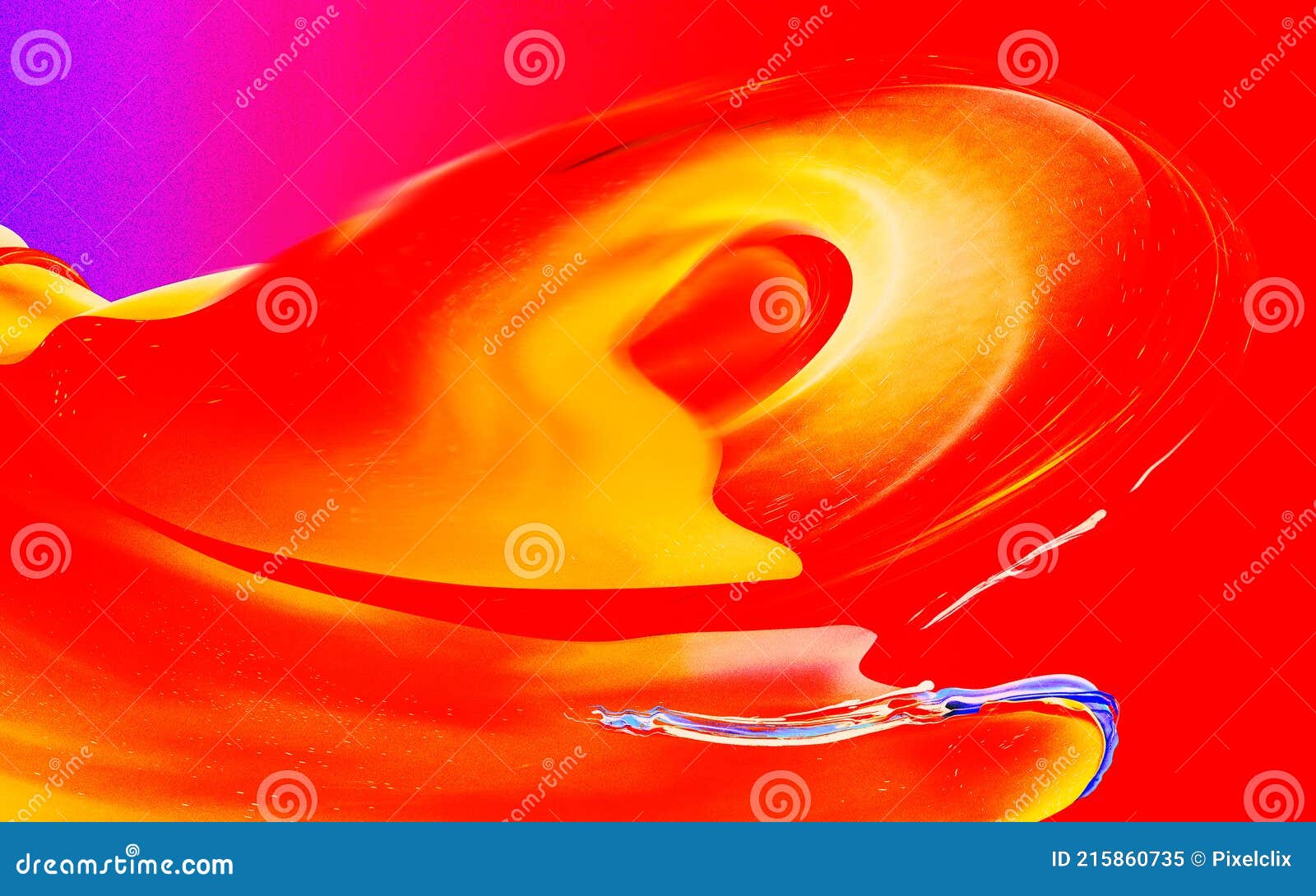 Universal Water Color Wavy Effect. Stock Illustration - Illustration of ...