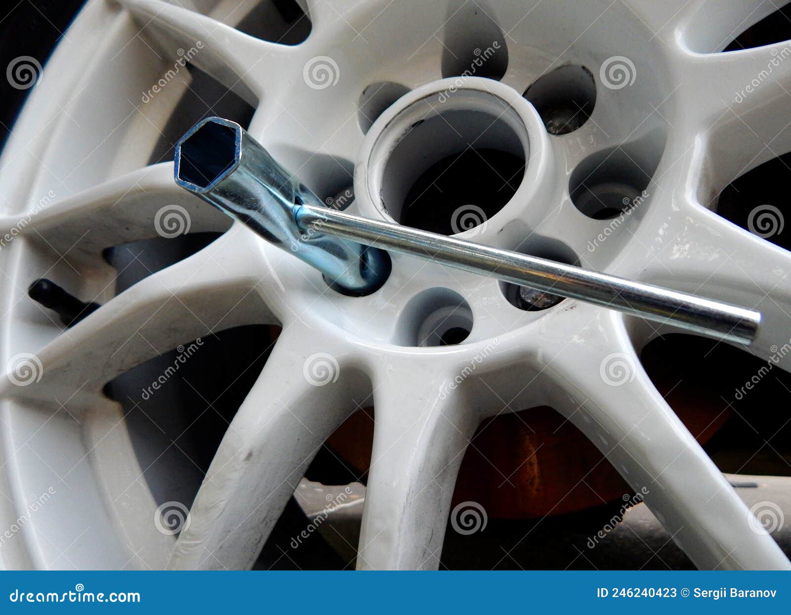 Universal Wheel Backhoe Loader Digging A Trench For The Laying Of Pipes ...