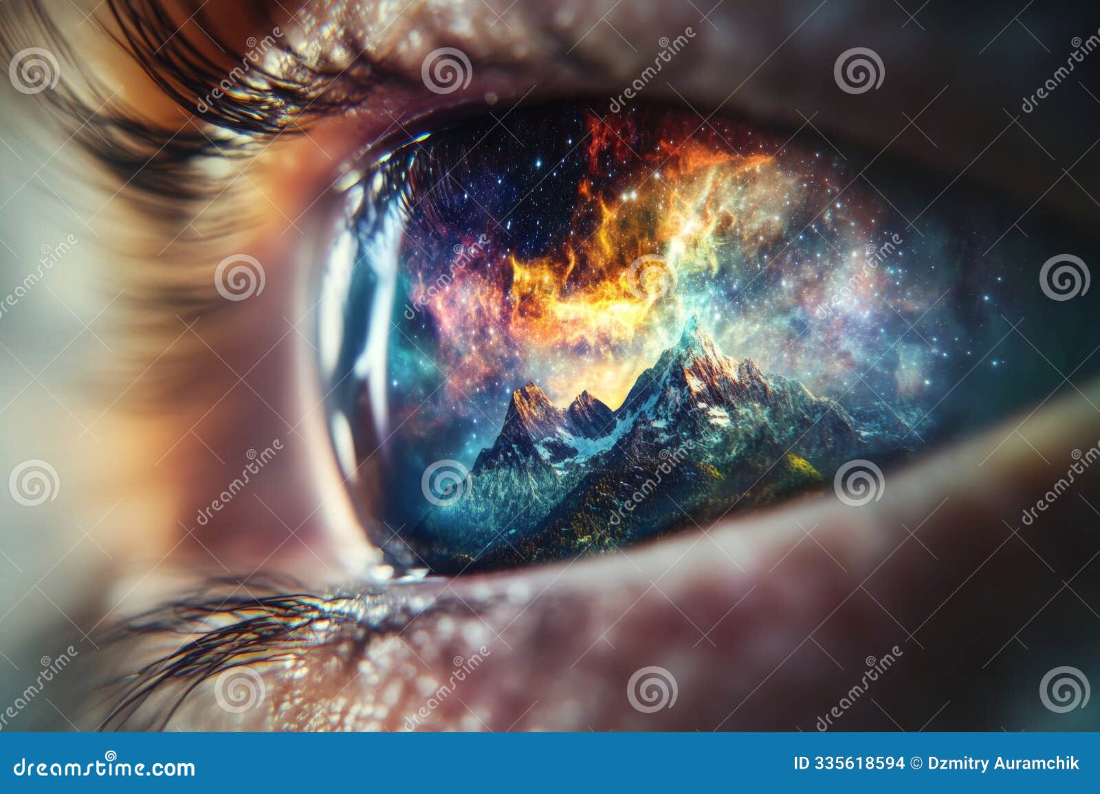 In the Universe, Art, Stock, a Colorful Fanatsy Eye Stock Photo - Image ...