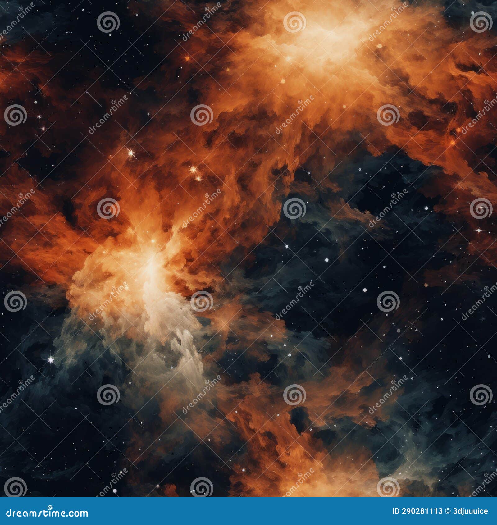 Universe Creative Abstract Photorealistic Texture. Stock Illustration ...