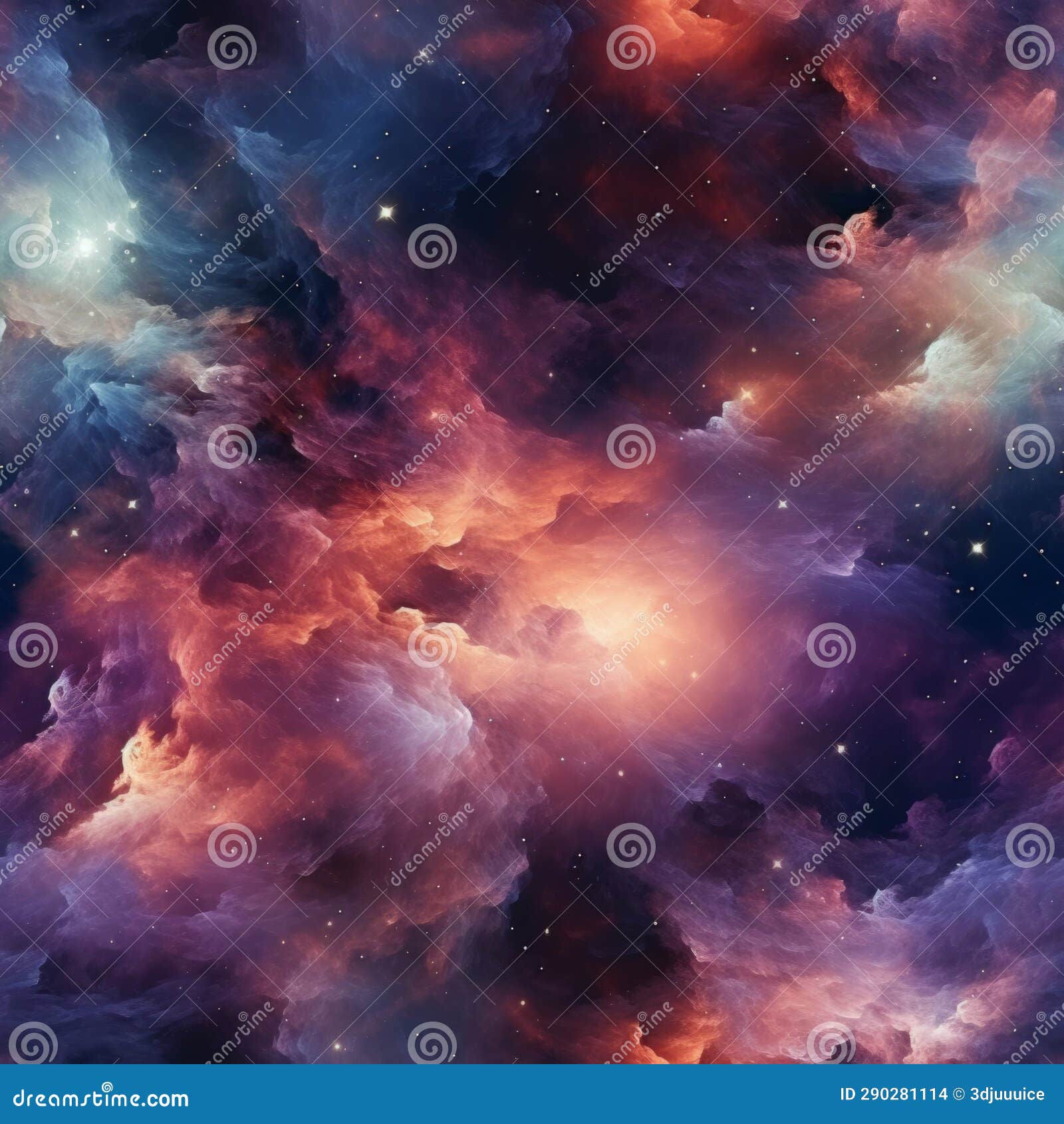 Universe Creative Abstract Photorealistic Texture. Stock Illustration ...