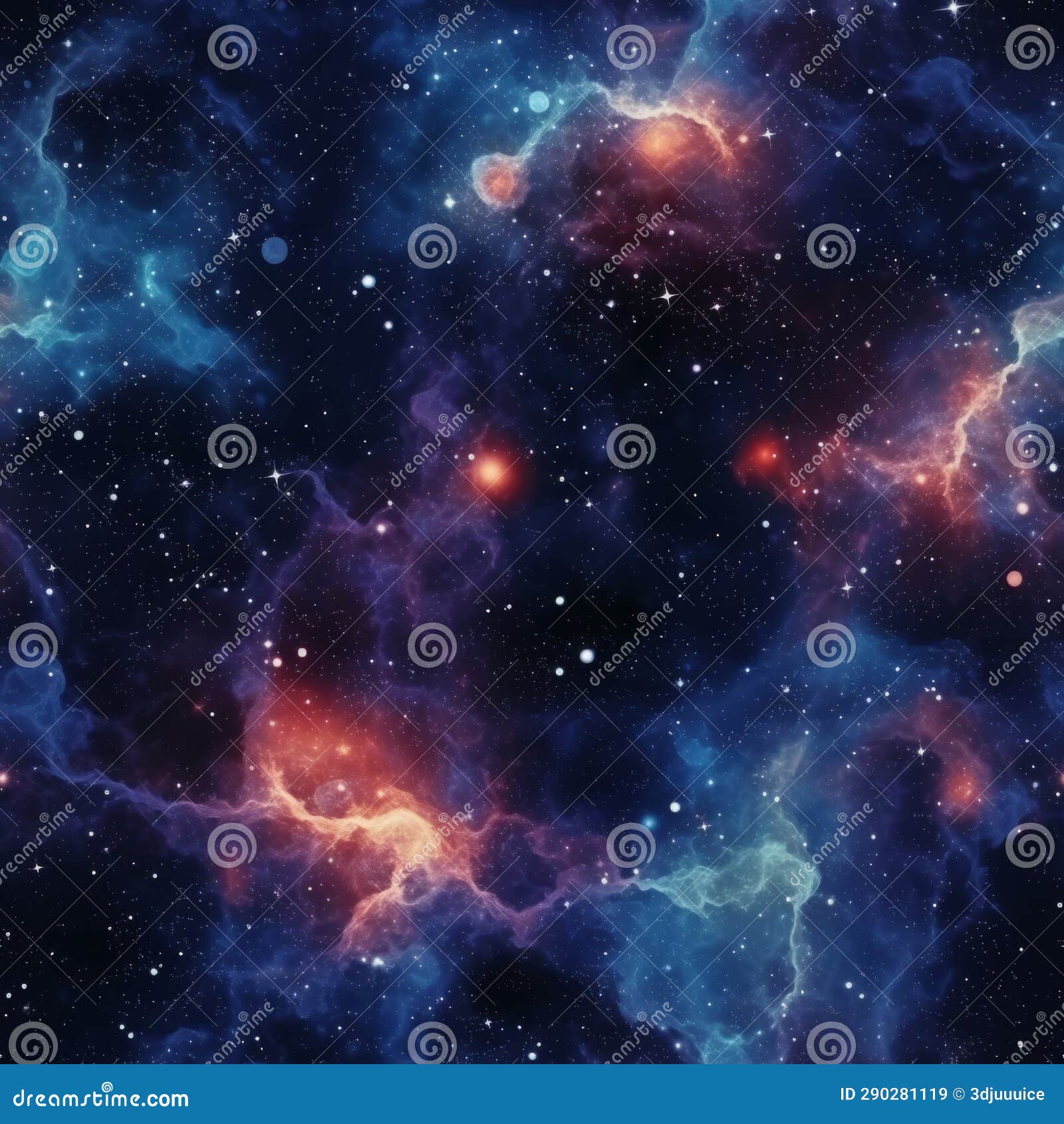 Universe Creative Abstract Photorealistic Texture. Stock Illustration ...