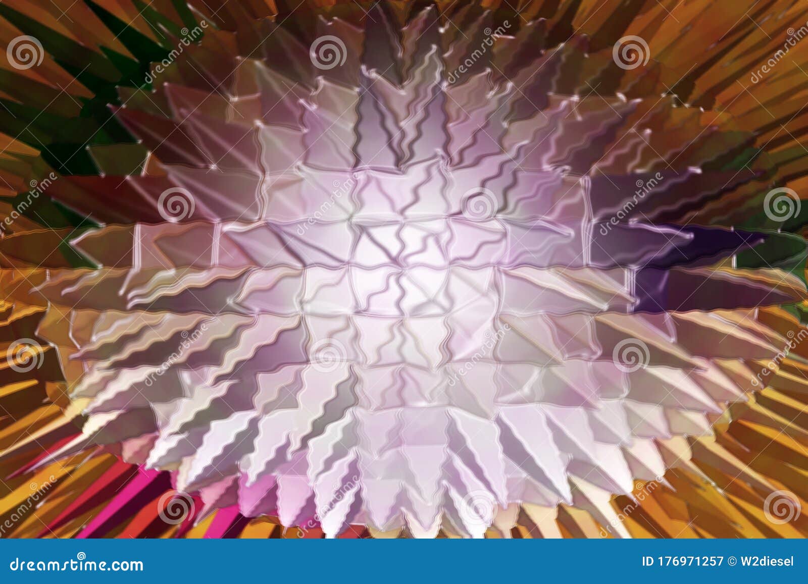 The Universe and God 3d Abstract Design Stock Illustration ...