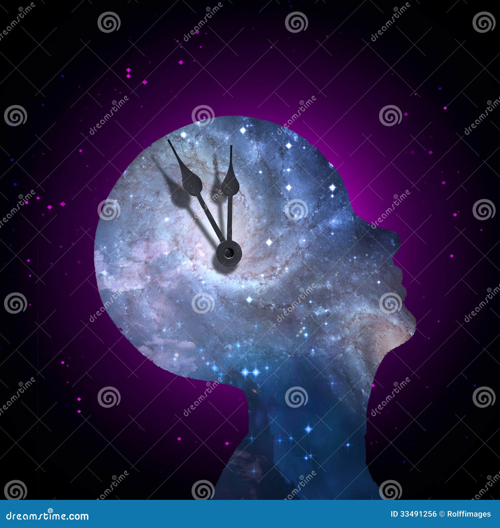Universe mind time stock illustration. Illustration of health - 33491256