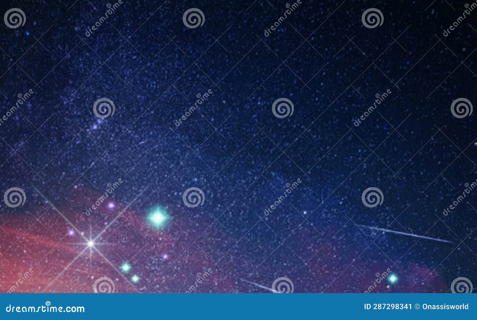 Universe Shooting Stars Planets Stock Image - Image of shooting, plan ...