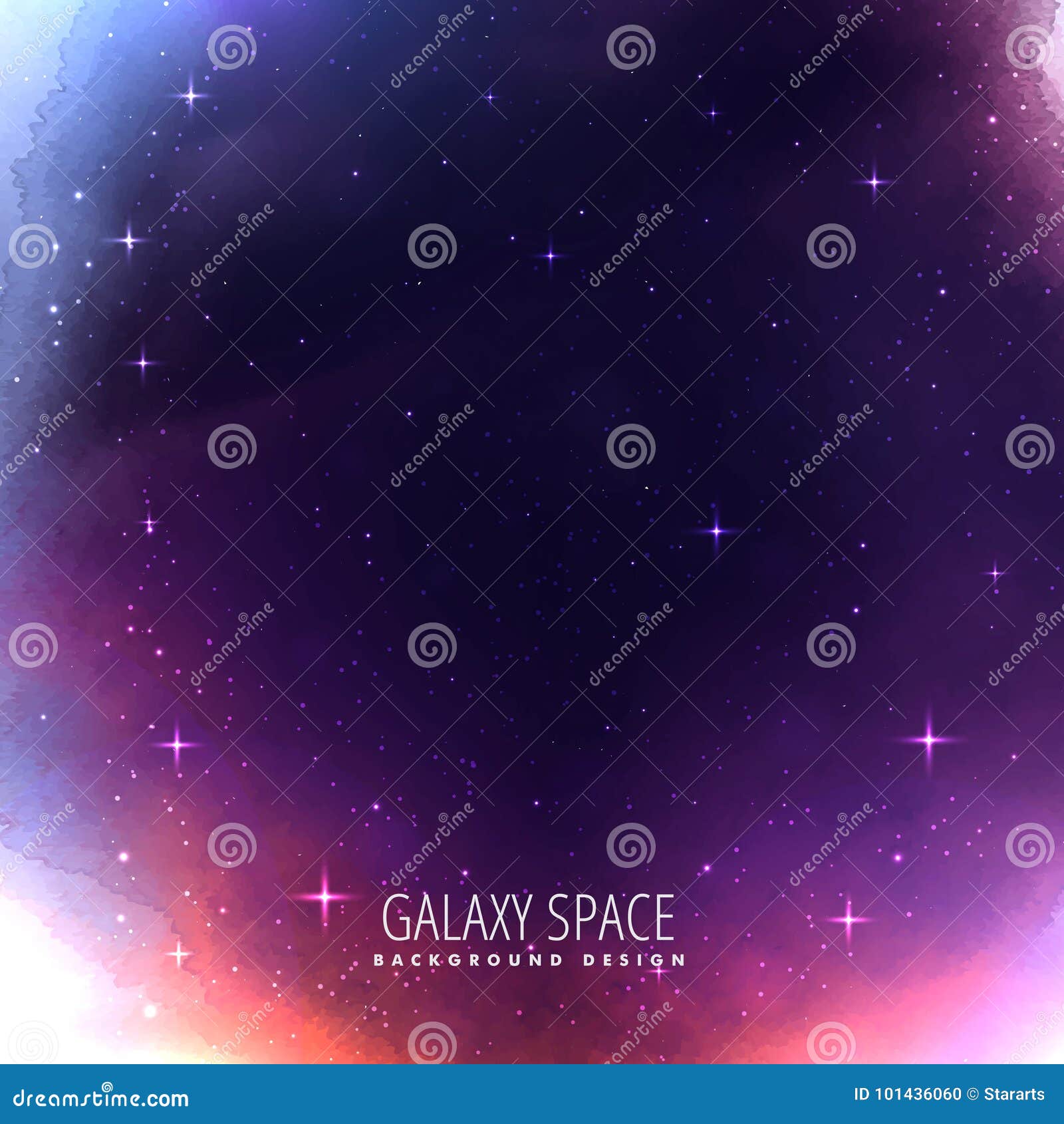 Universe Space Cosmos Background Stock Vector - Illustration of nebula ...