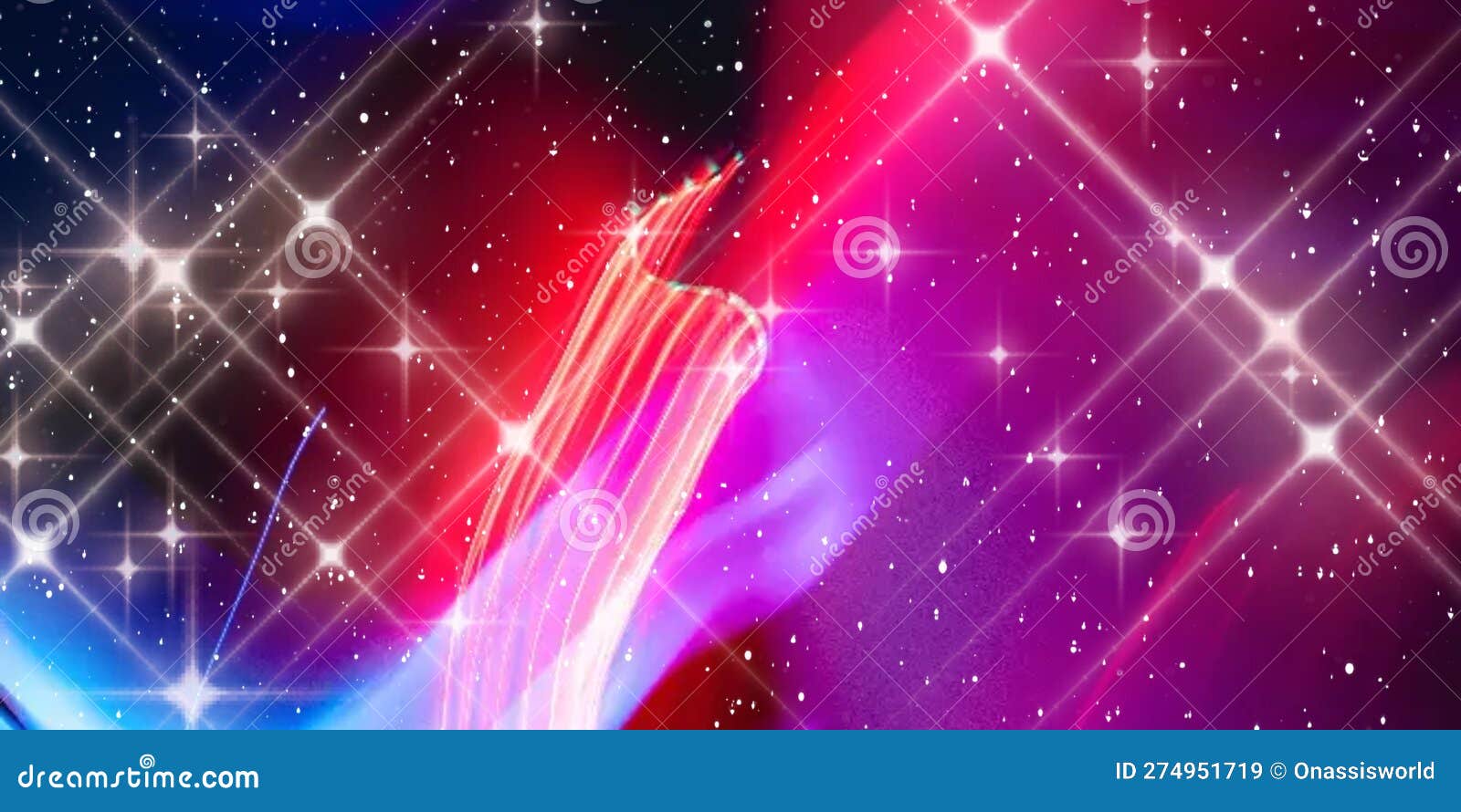 Universe Space Exploration Abstract Background Stars Colors Stock ...