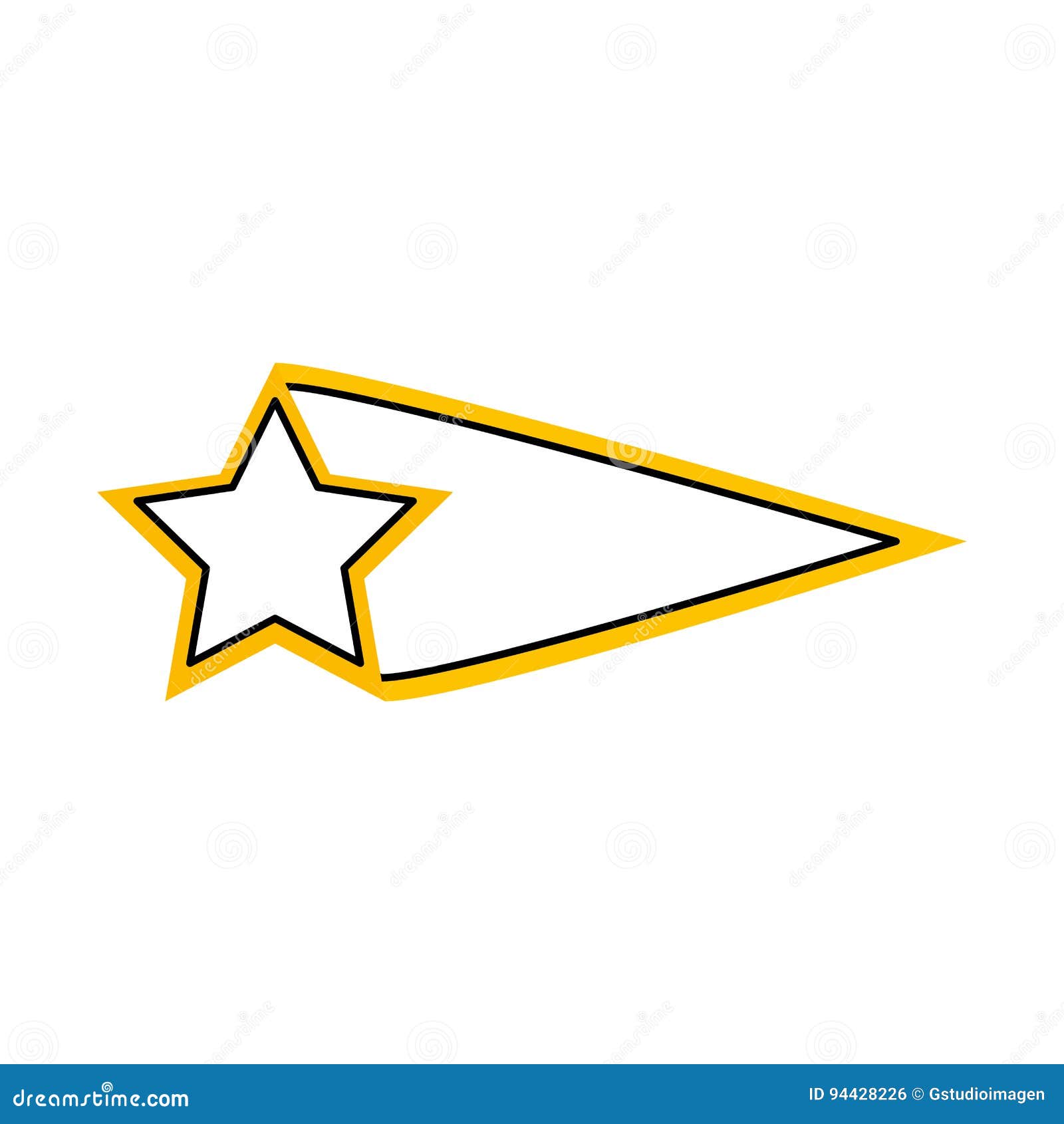Universe Star Isolated Icon Stock Vector - Illustration of light ...