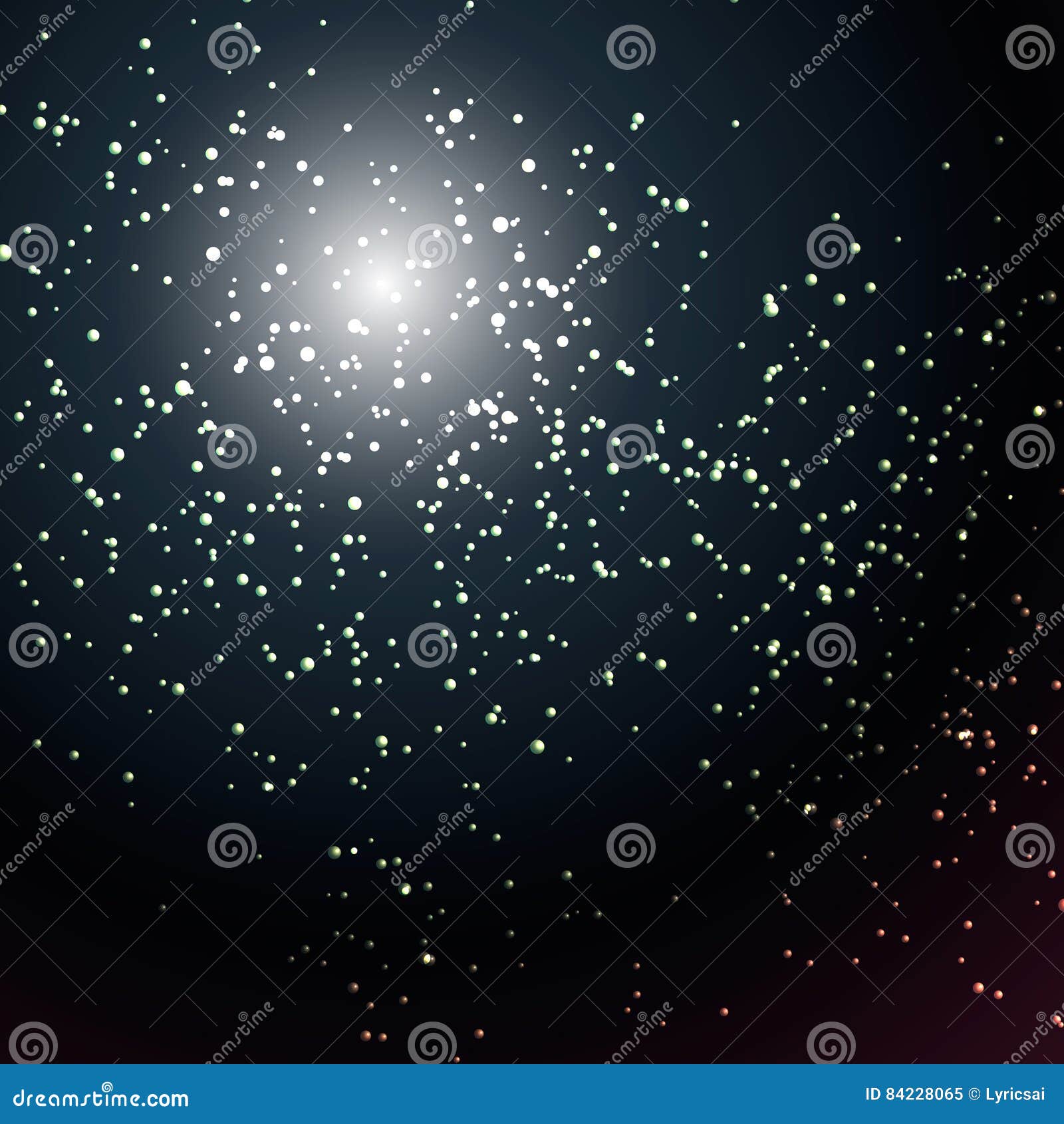 Universe stars view stock vector. Illustration of circles - 84228065