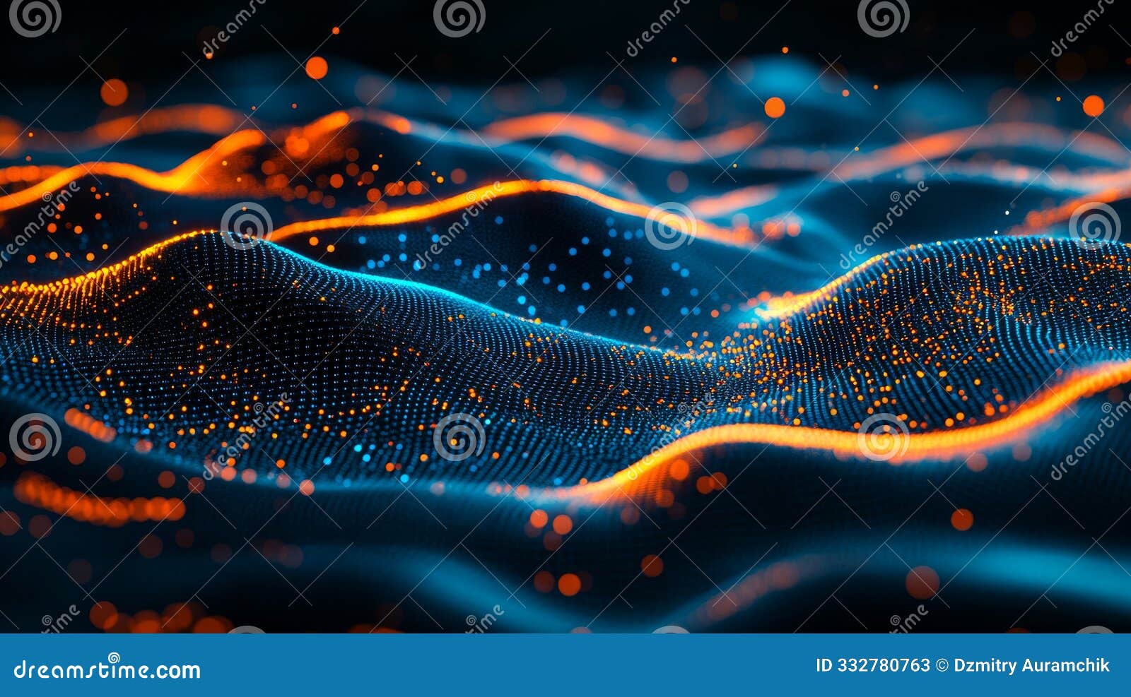 In a Universe-themed LED Background, Physical Equations or Mathematical ...