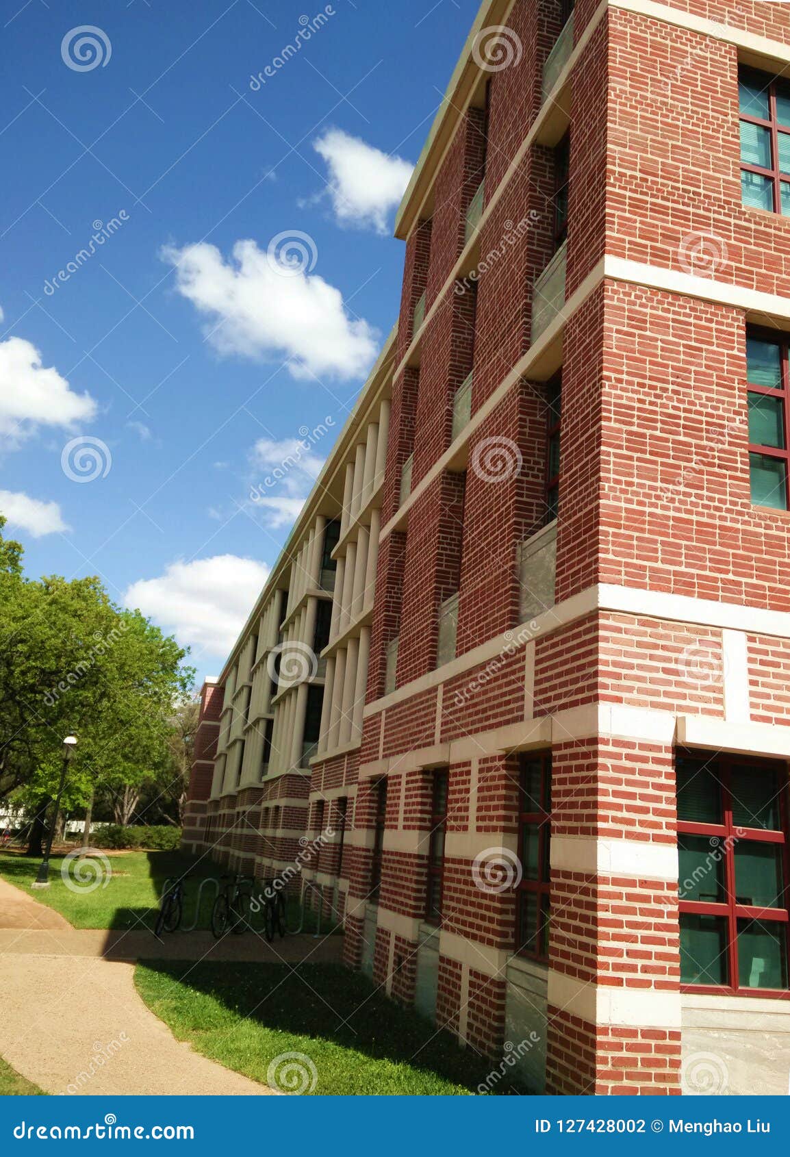 Universidad De Rice Houston, Tx Foto de archivo - Imagen de ambiente ...