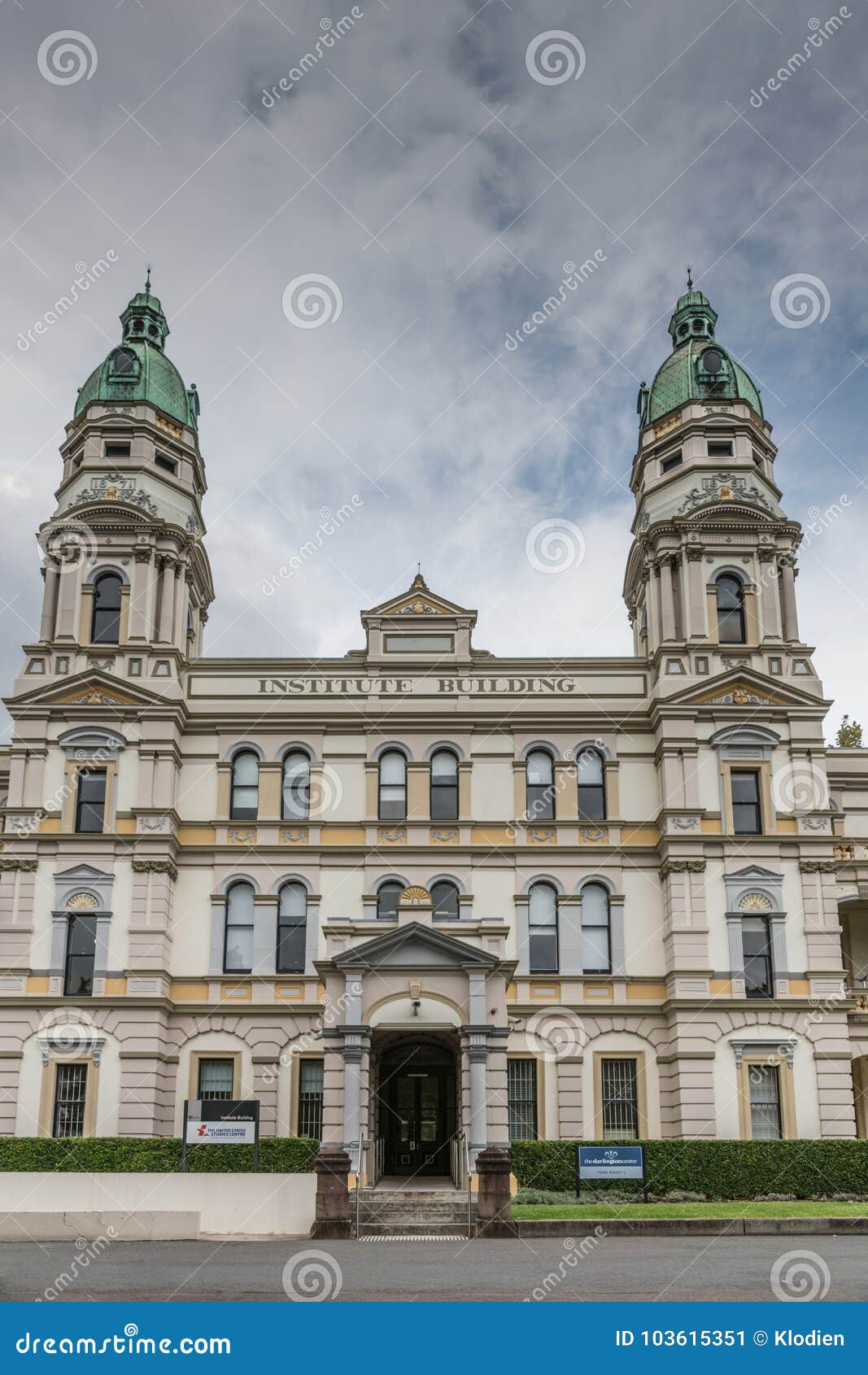 Universidad Del Edificio De Sydney Institute, Australia Foto editorial ...
