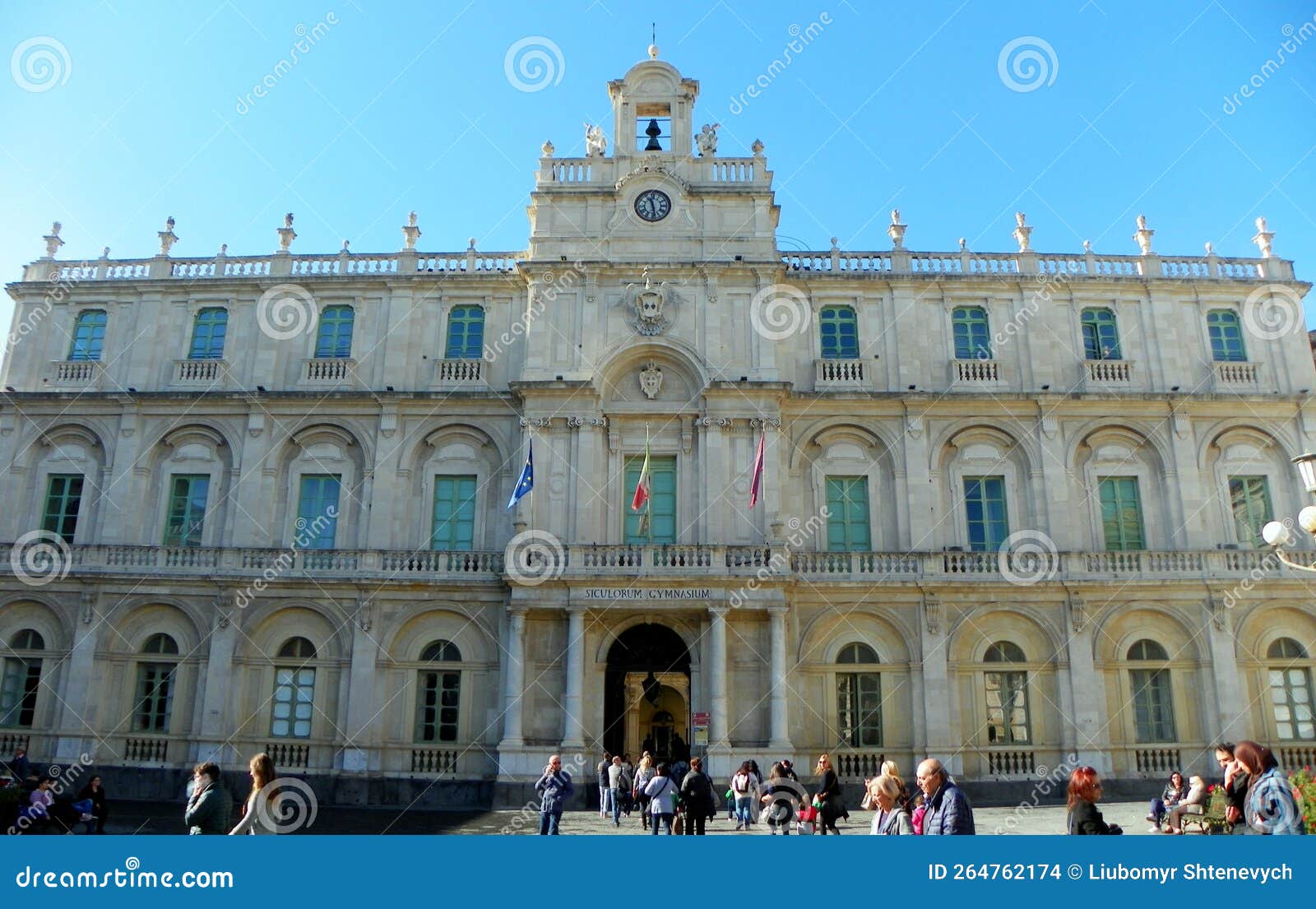 Universidad Italy Sicily Catania Imagen de archivo editorial - Imagen ...