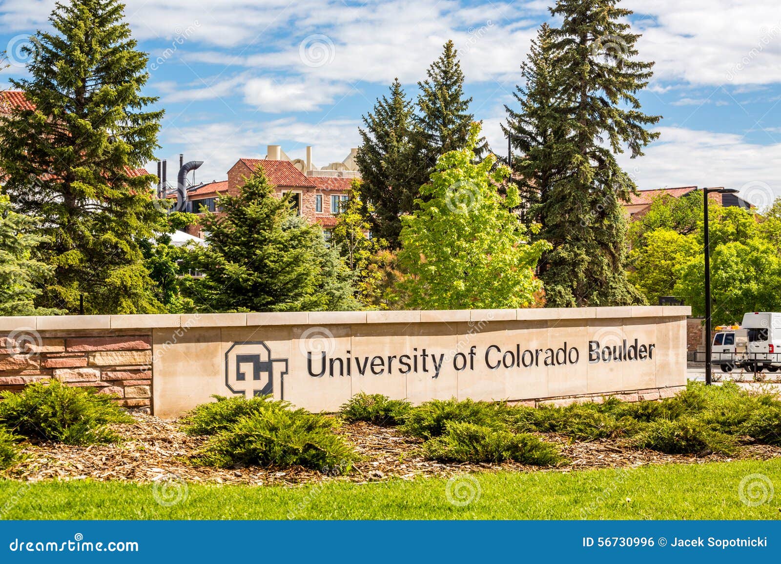 Université De Signe Du Colorado Boulder Photo éditorial - Image du ...