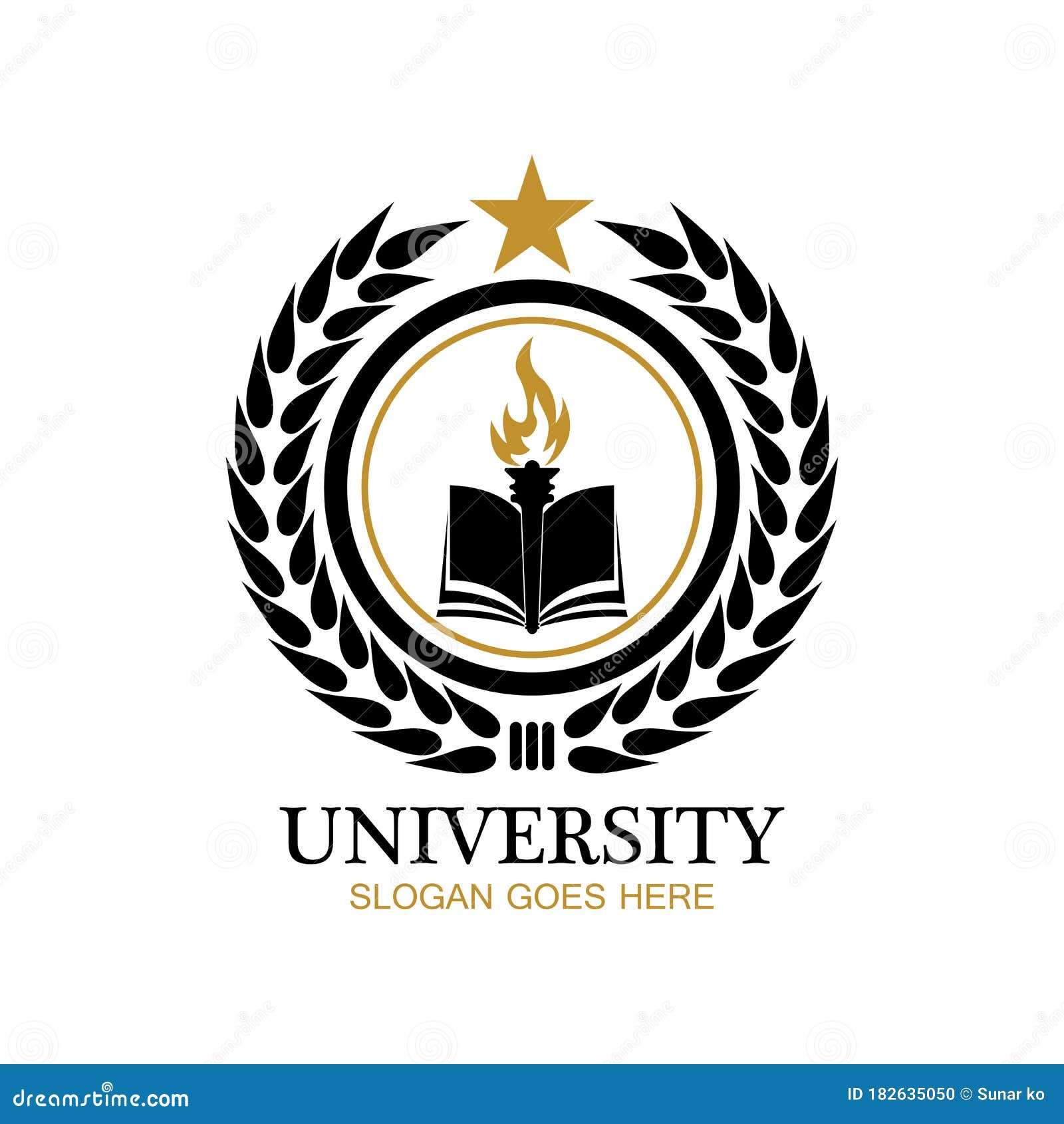 University, Academy, School and Course Logo Design Template Stock ...