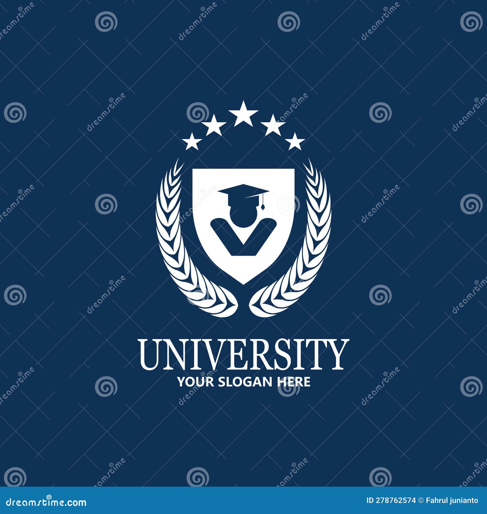 University Academy School and Course Logo Design Template Stock ...