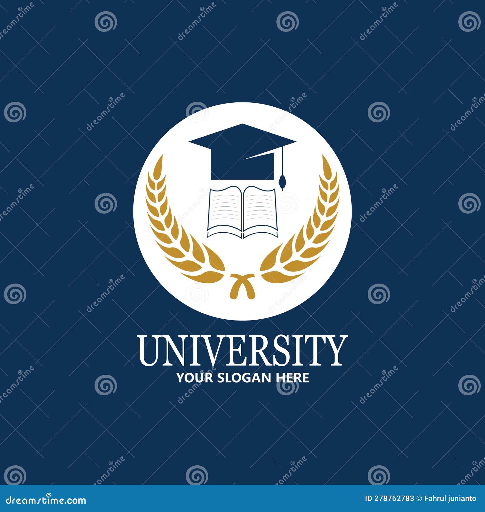 University Academy School and Course Logo Design Template Stock ...